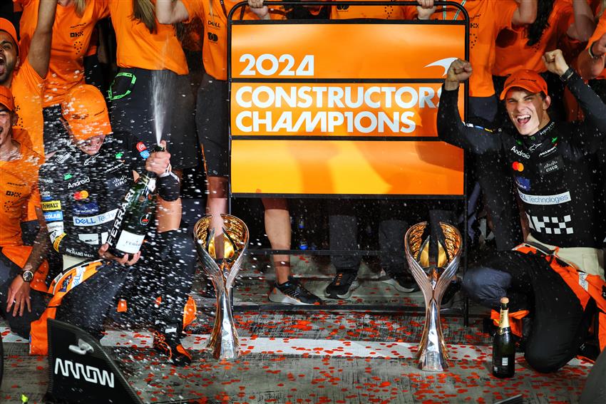 MCLAREN WINS 2024 F1 CONSTRUCTORS' TITLE IN ABU DHABI | Alpinestars
