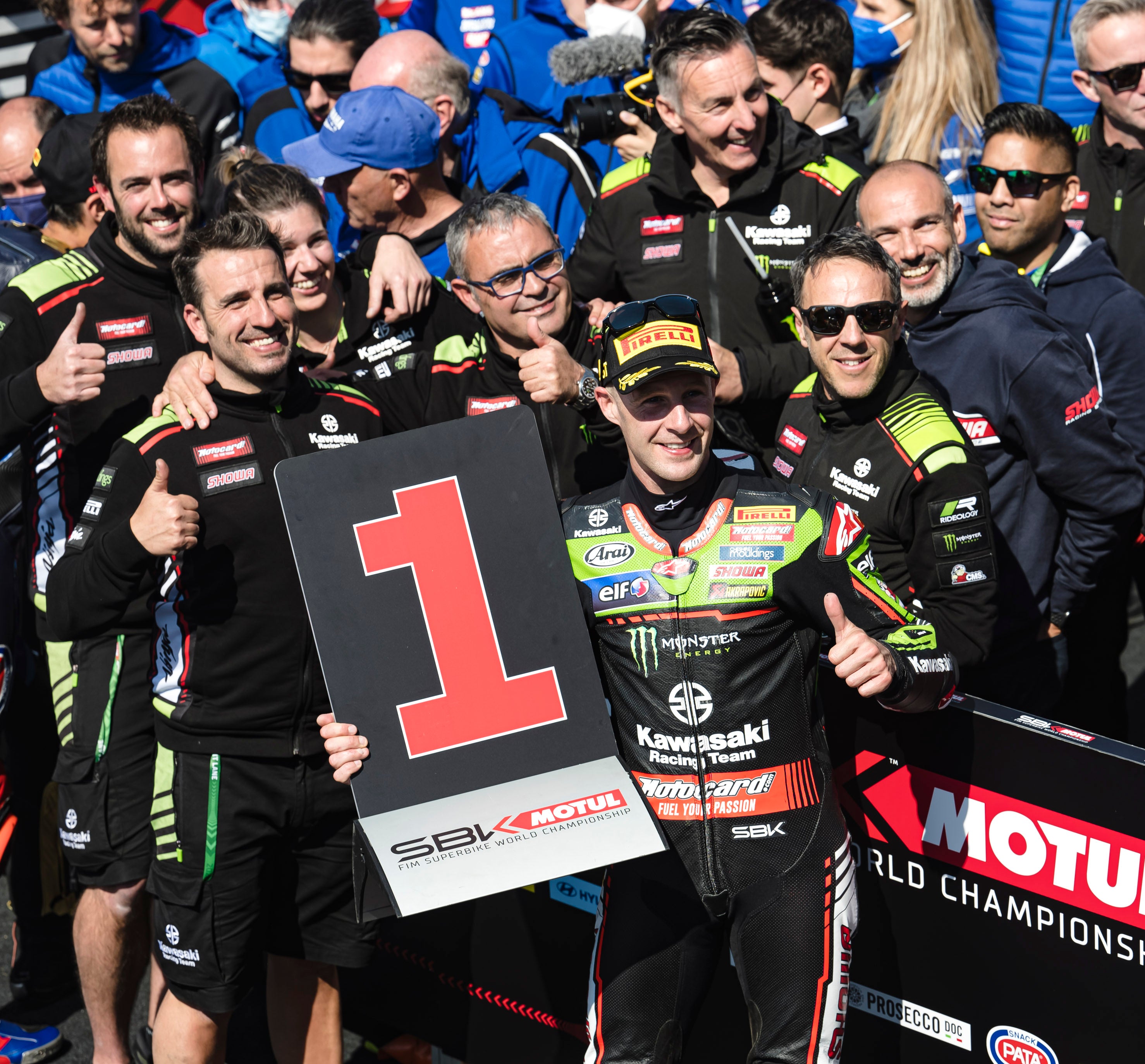 JONATHAN REA REACHES NEW MILESTONE AS HE TAKES TWO WORLD SUPERBIKE RAC
