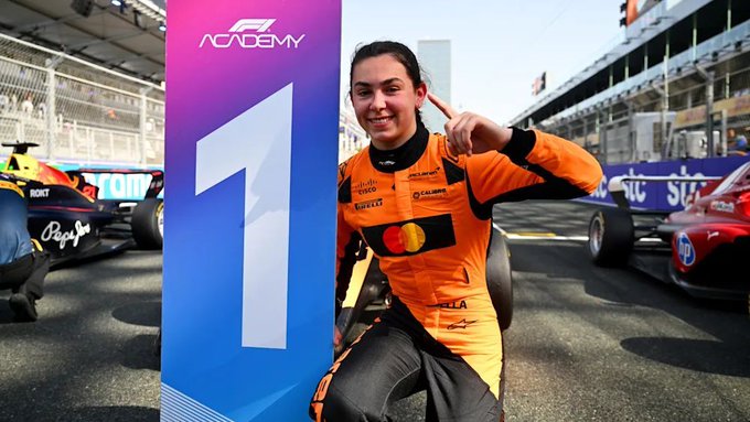 ELLA LLOYD CLAIMS F1 ACADEMY RACE ONE WIN IN JEDDAH
