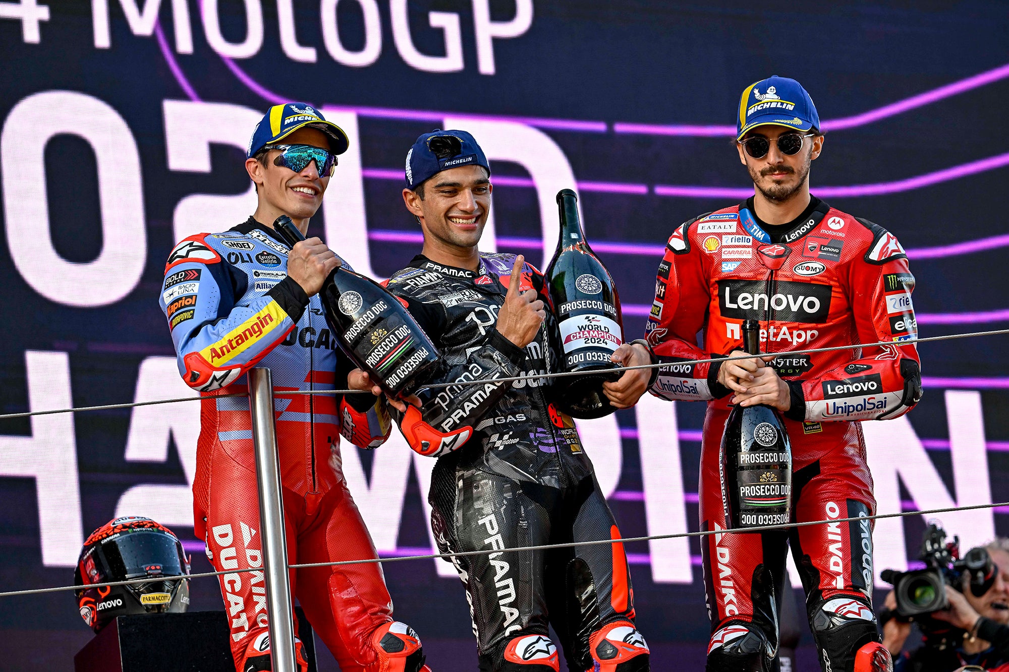 PECCO BAGNAIA DOMINATES FINAL MOTOGP RACE IN BARCELONA