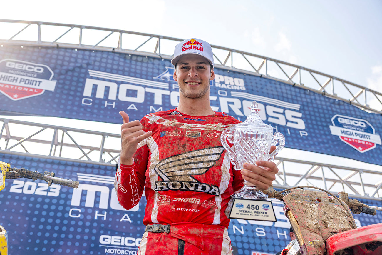 JETT LAWRENCE MAINTAINS PERFECT START TO AMA 450 PRO MOTOCROSS CAREER