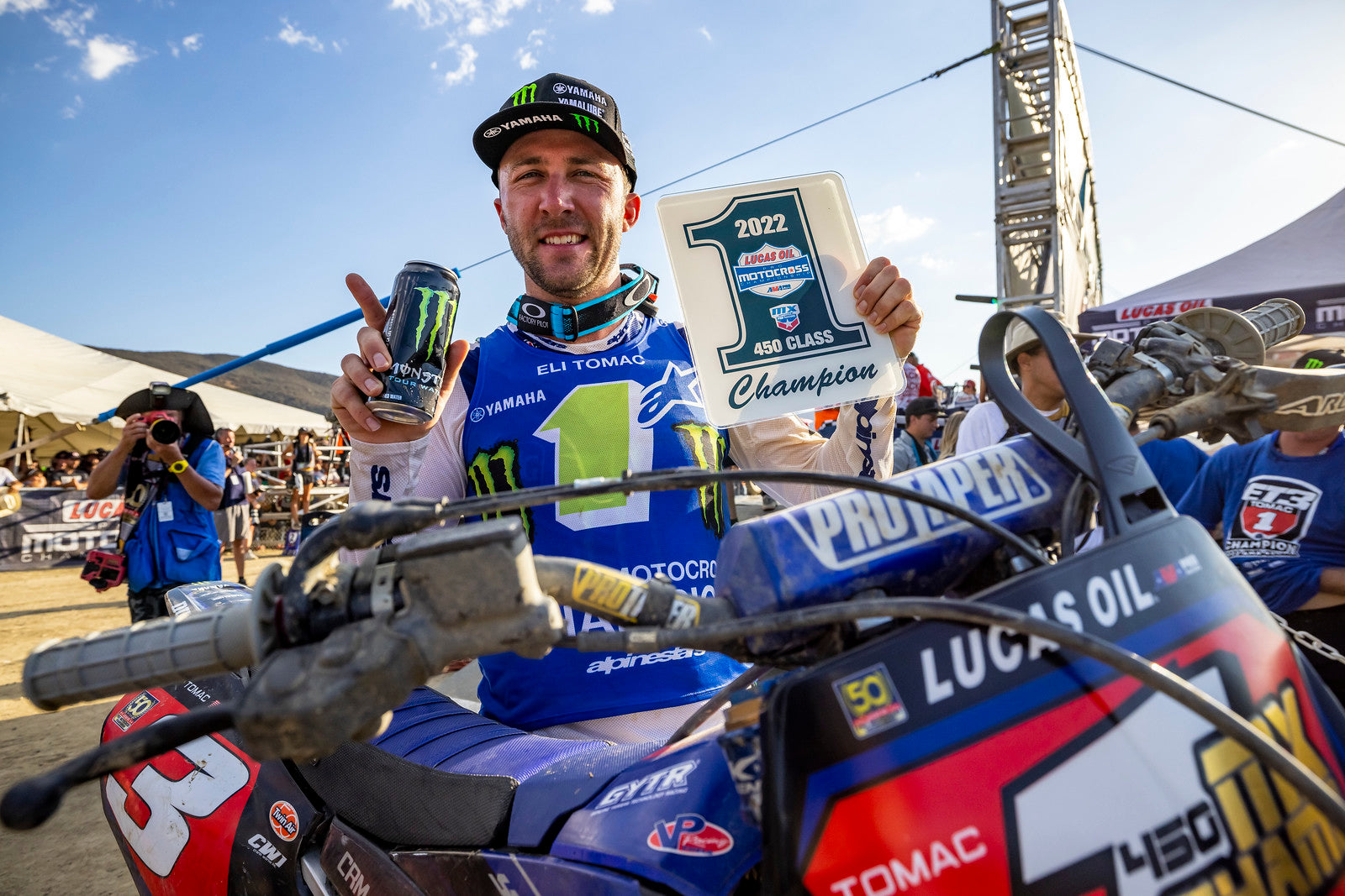 ELI TOMAC CROWNED 2022 AMA 450 PRO MOTOCROSS CHAMPION AS CHASE SEXTON
