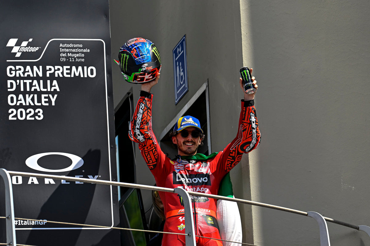 IMPECCABLE PECCO BAGNAIA ACHIEVES MOTOGP HOLY TRINITY AT MUGELLO; POLE ...