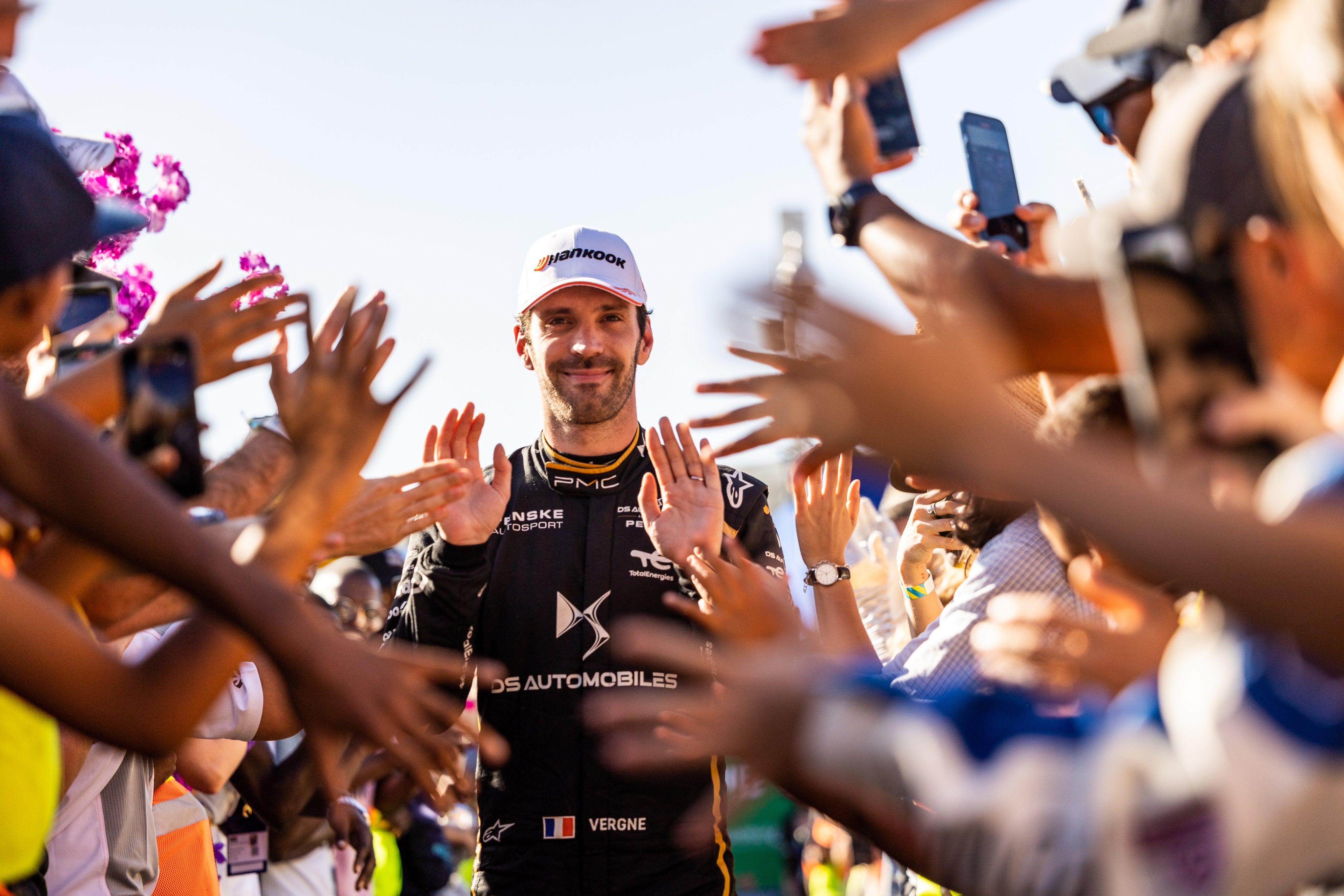 JEAN ERIC-VERGNE IN THE MIX FOR FORMULA E CAPE TOWN E-PRIX IN SOUTH AF