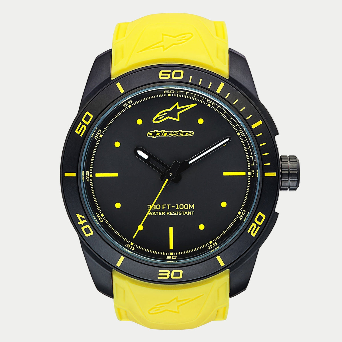 Tech Watch 3H - Black Matte Motorcycle Watch | Alpinestars®