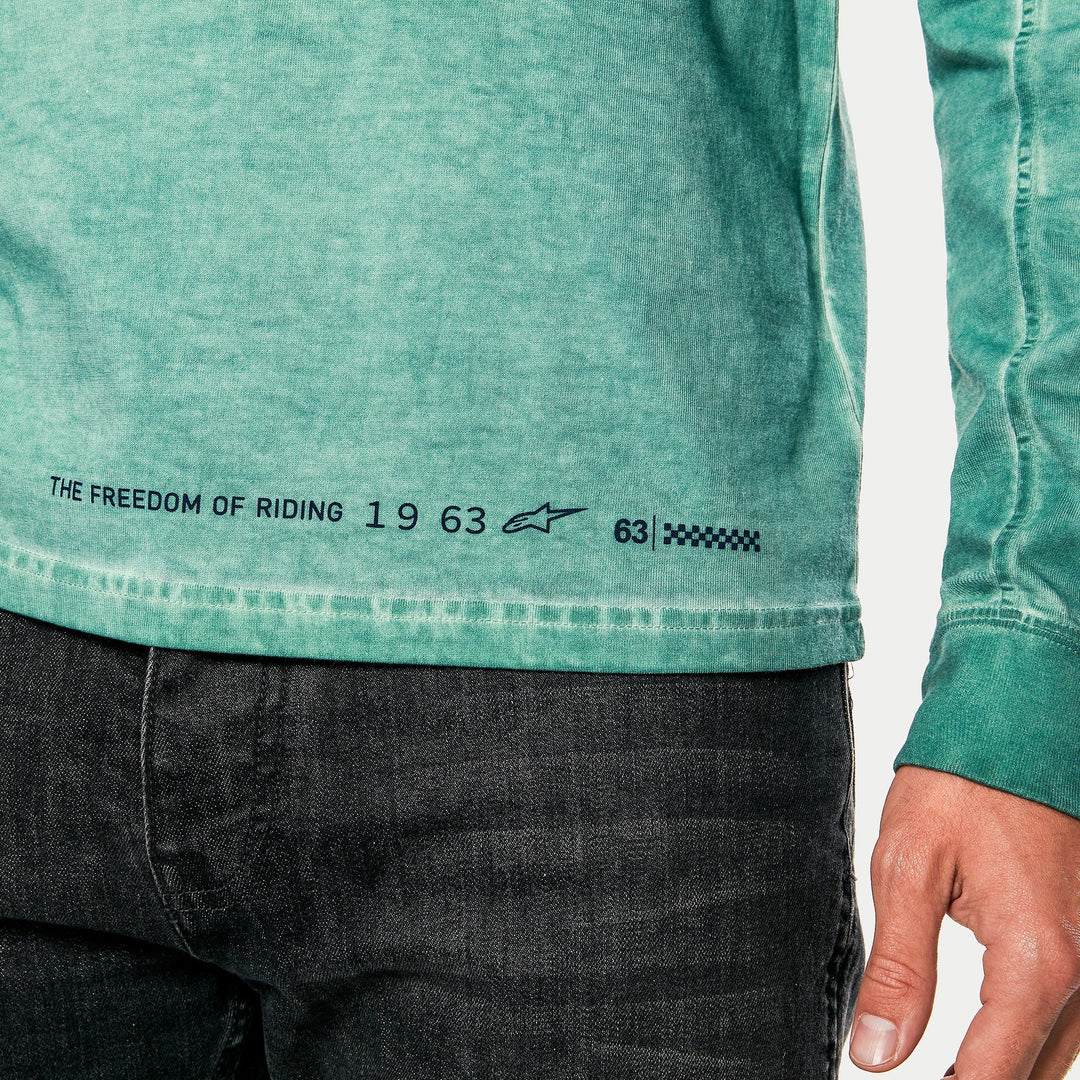 Dispatch Tee - Long Sleeve - GREEN SPORTSWEAR Tees | Alpinestars ...