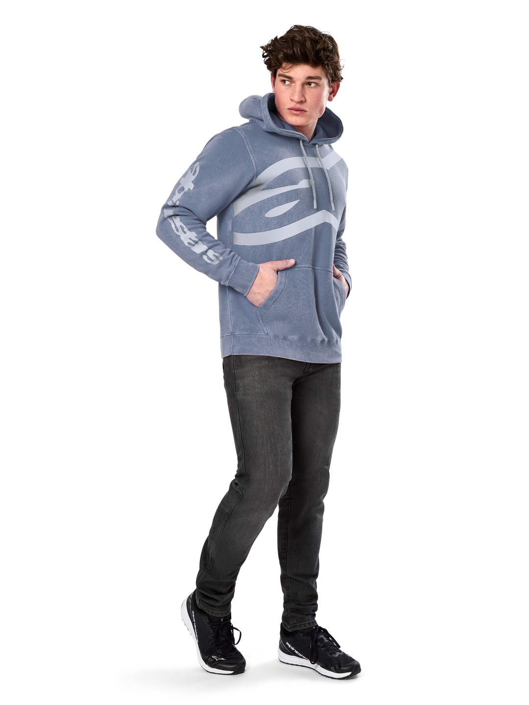 Unbound Hoodie - BLUE SPORTSWEAR Hoodies & Pullovers | Alpinestars