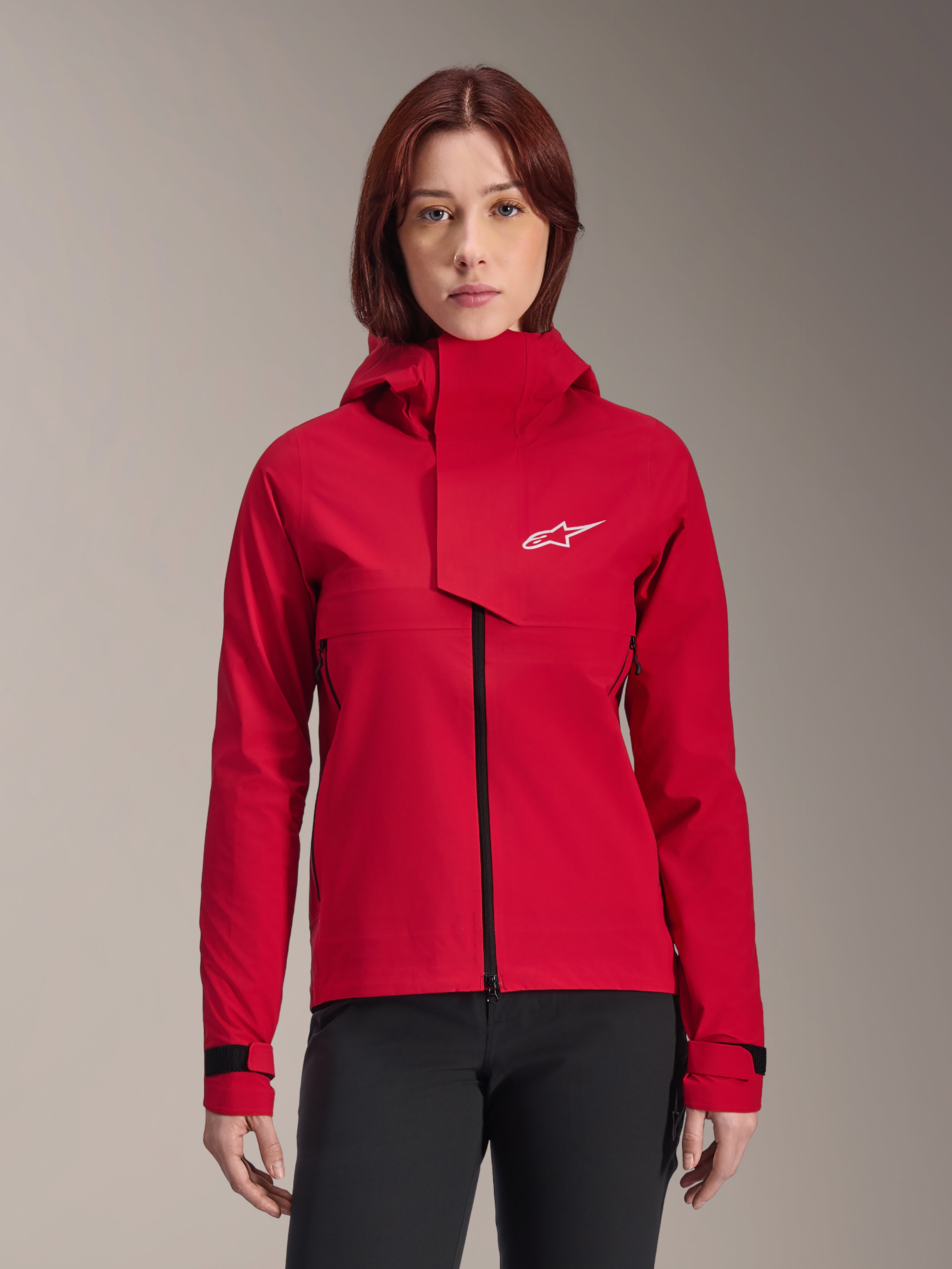 Stella A-Dura Elite Waterproof Jacket - Red OFF-ROAD Jackets | Alpinestars