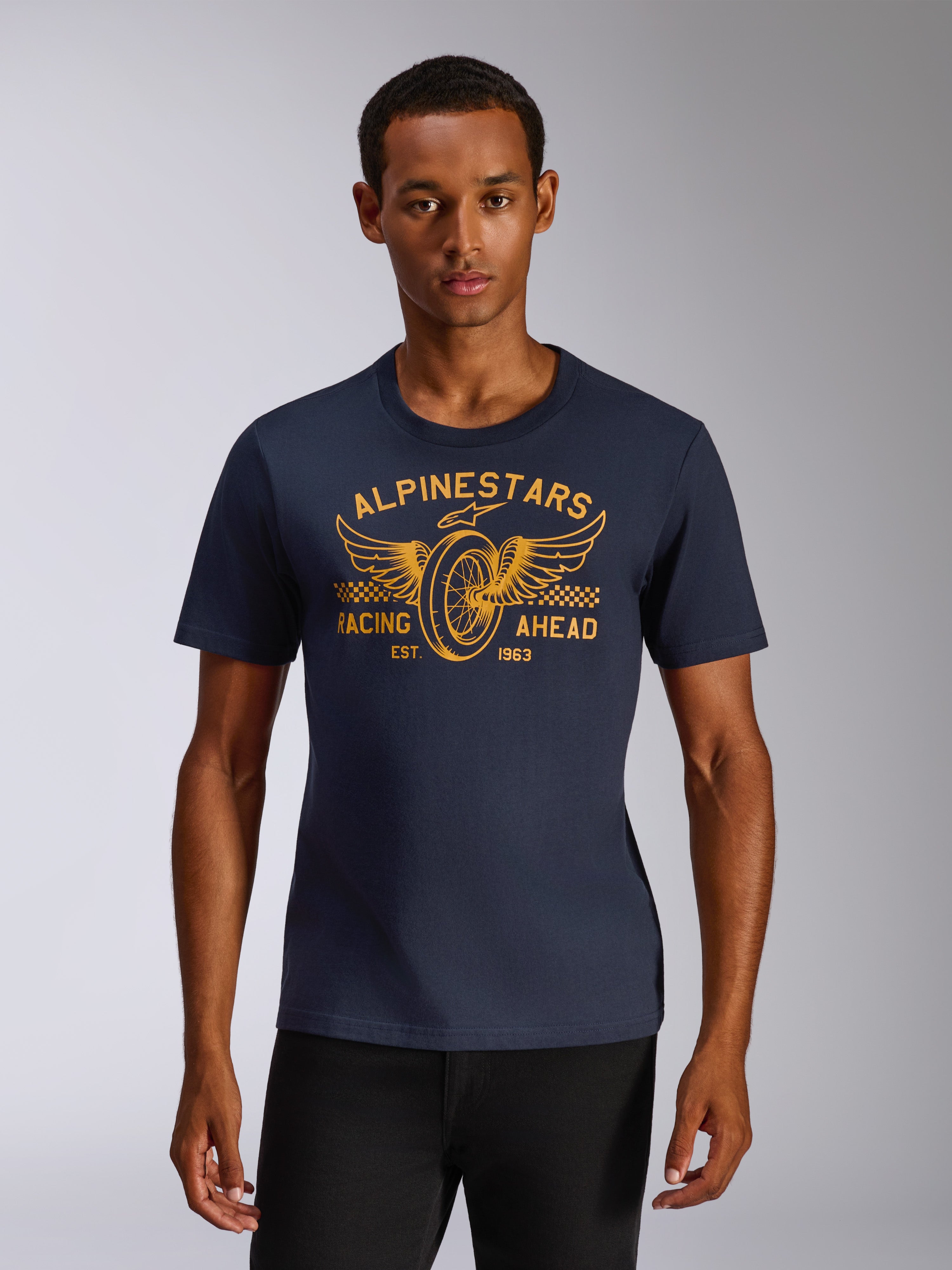 Heritage Patch CSF Tee - Short Sleeve - NAVY SPORTSWEAR Tees | Alpinestars