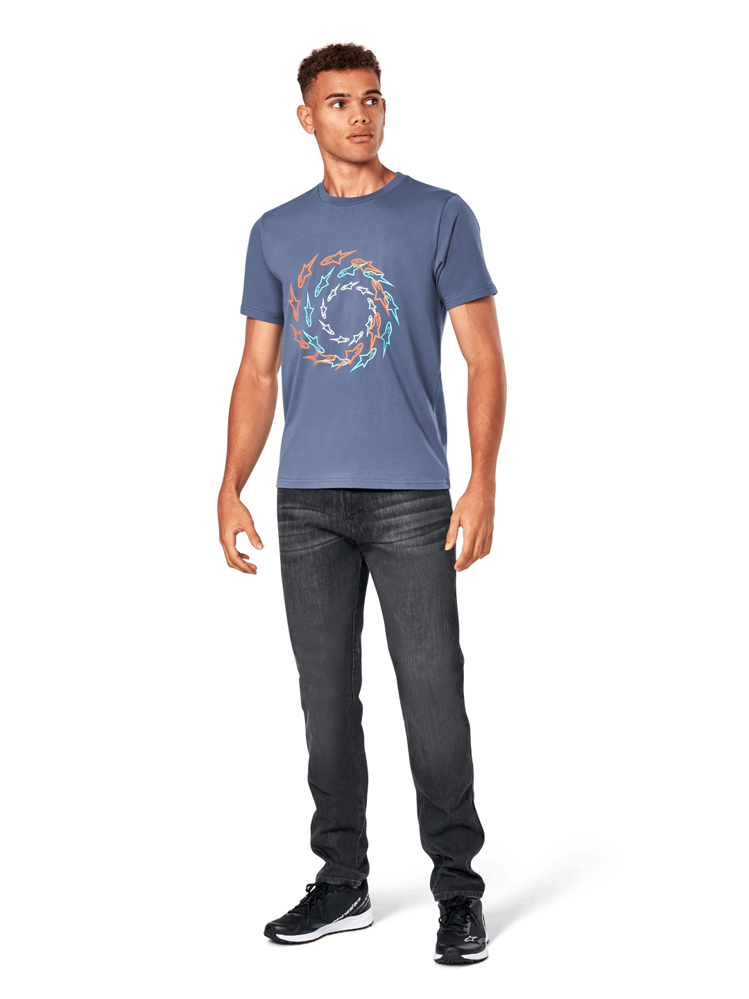 Concentric CSF Tee - Short Sleeve - BLUE SPORTSWEAR Tees | Alpinestars ...