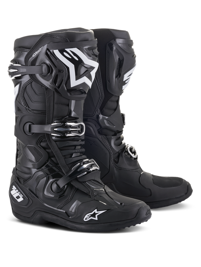 Tech 10 Boots - BLACK OFF-ROAD Boots | Alpinestars