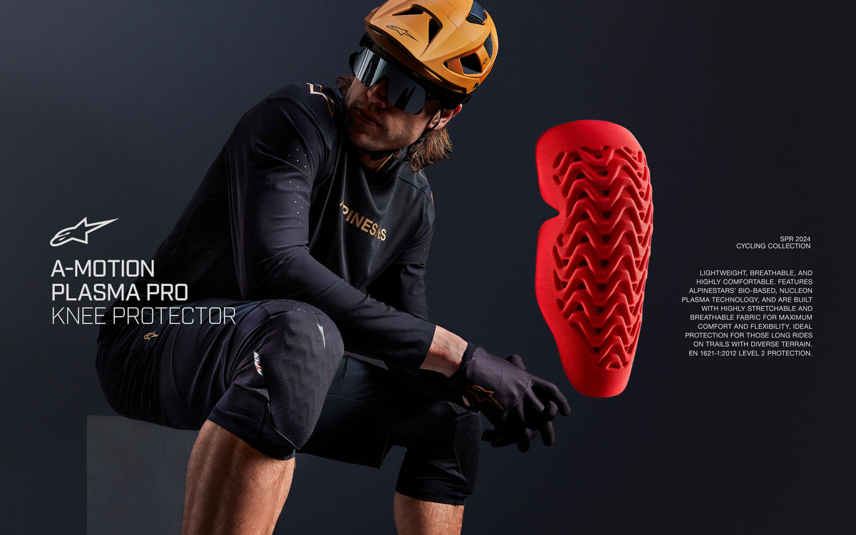A-Motion Plasma Pro - Cycling Knee Protectors | Alpinestars®
