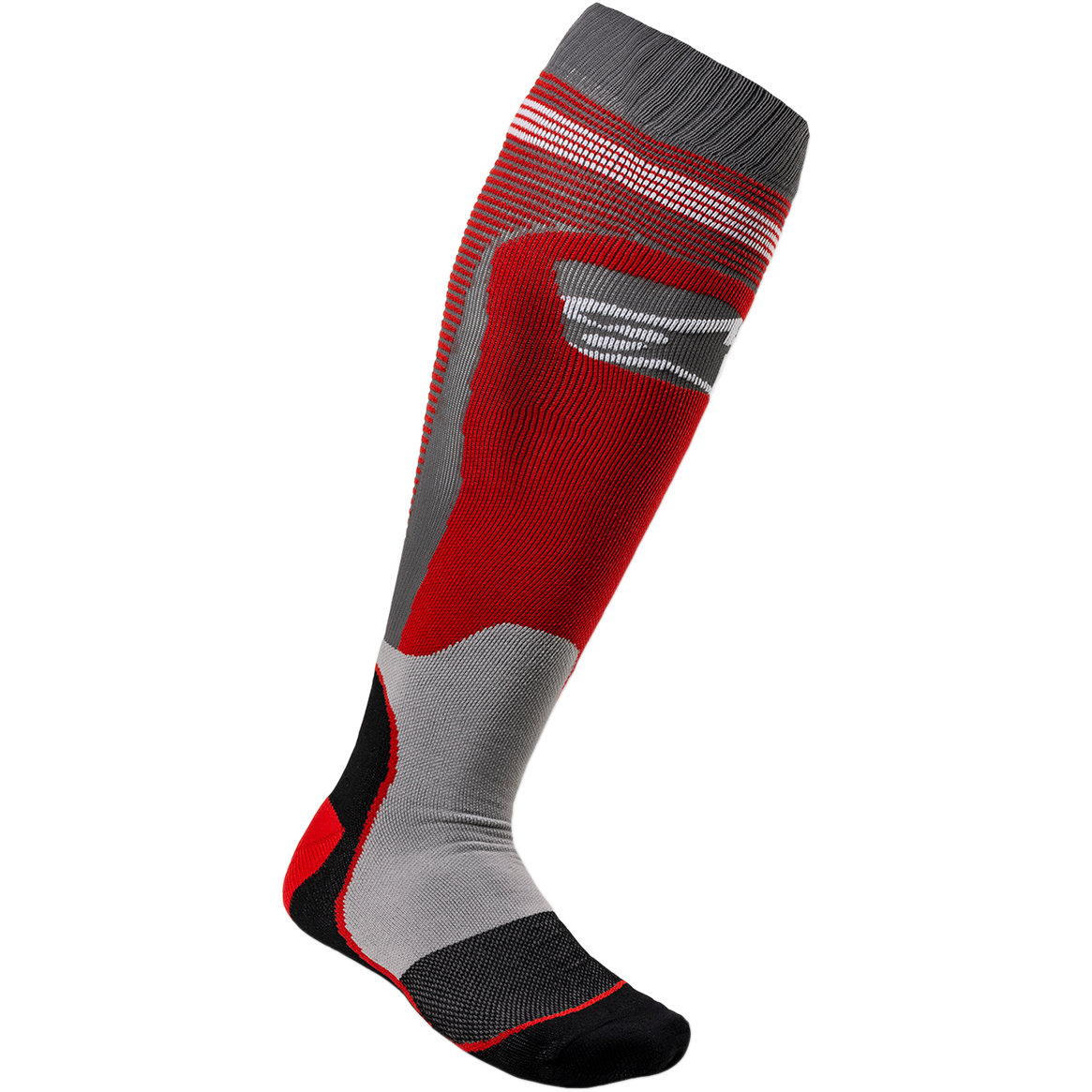 MX Plus 1 Socks - GRAY MOTOCROSS Riding Socks | Alpinestars