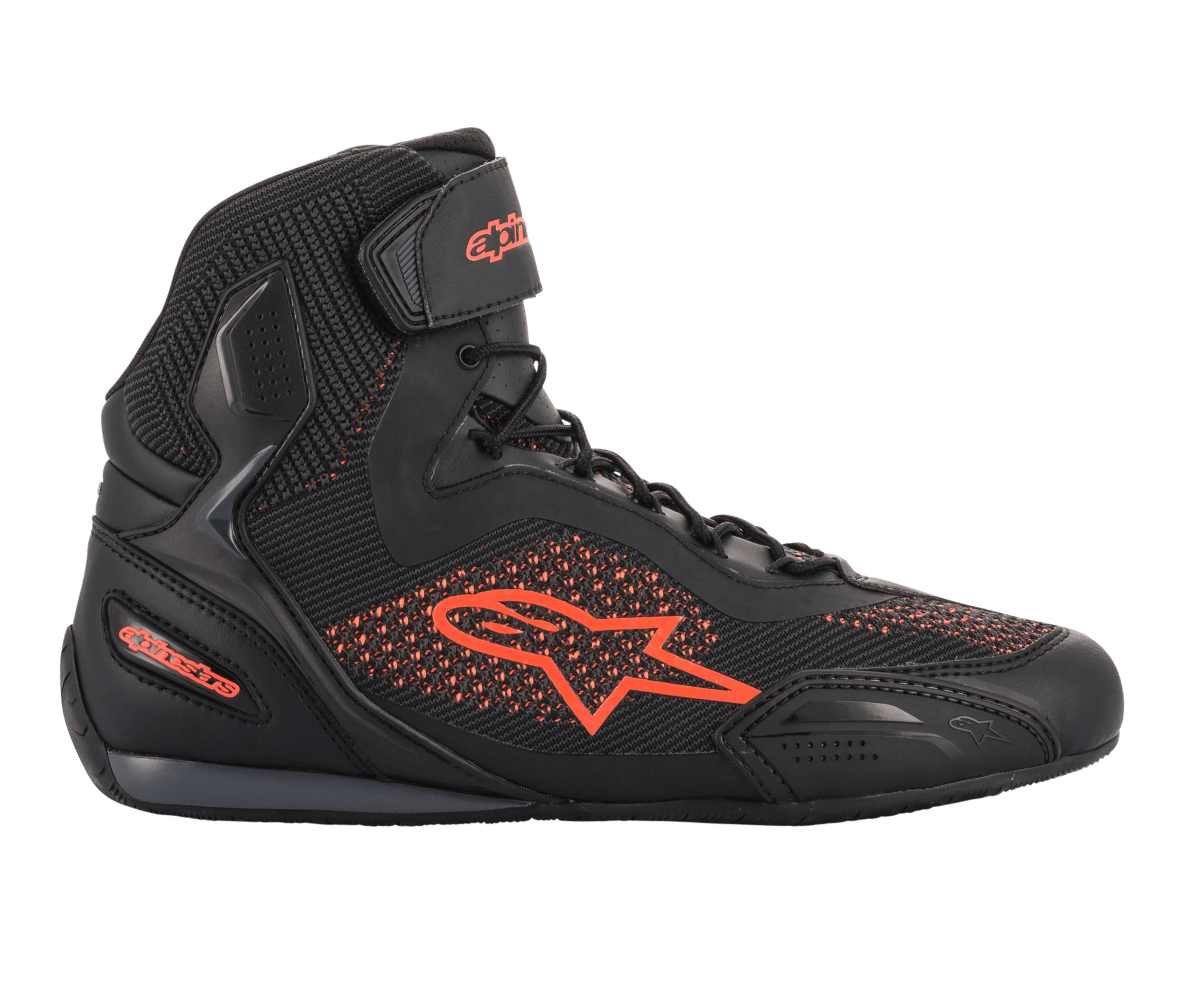 Faster-3 Rideknit® Shoes - BLACK SPORT Riding Shoes | Alpinestars