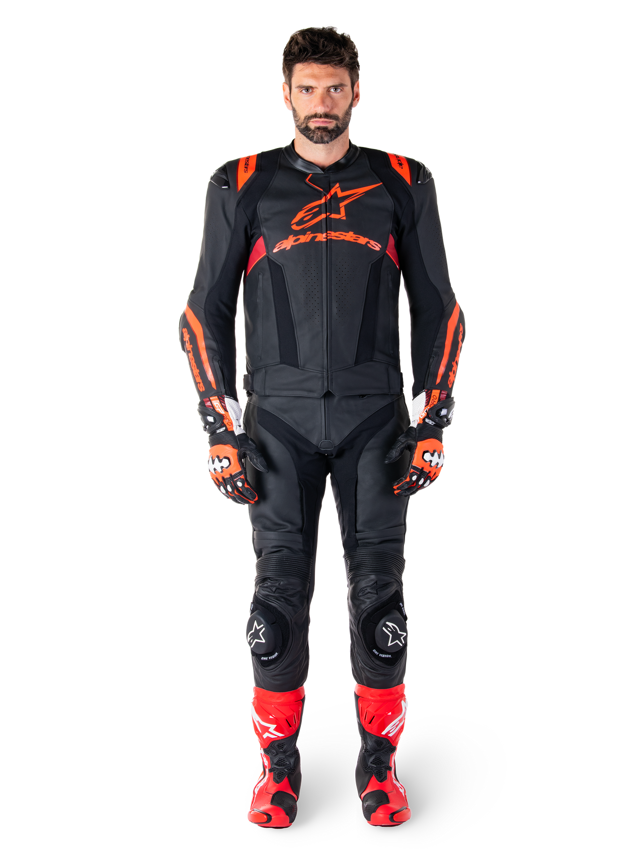 Missile V3 Ignition Leather Jacket | Alpinestars