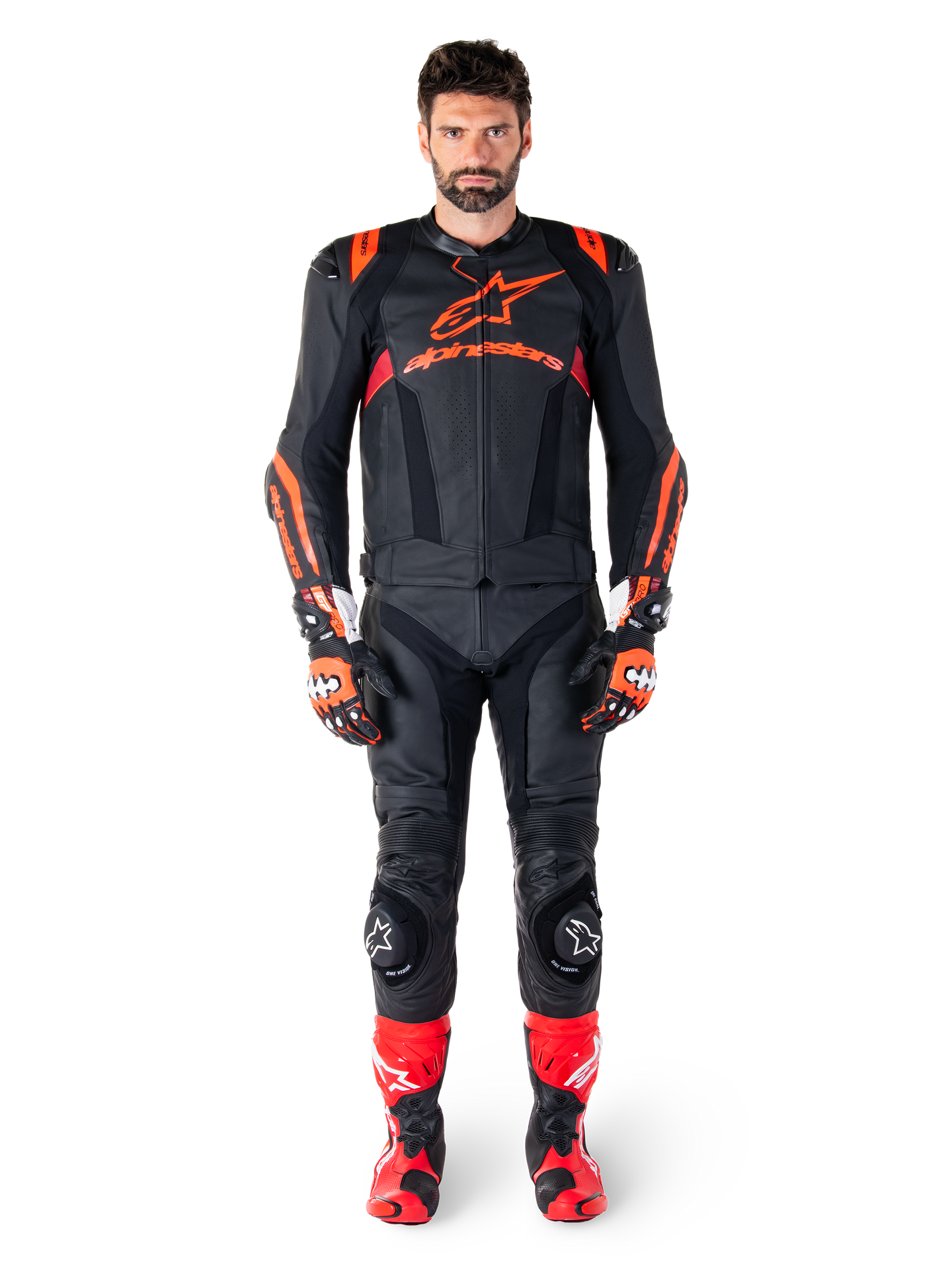 Missile V3 Ignition Leather Jacket | Alpinestars
