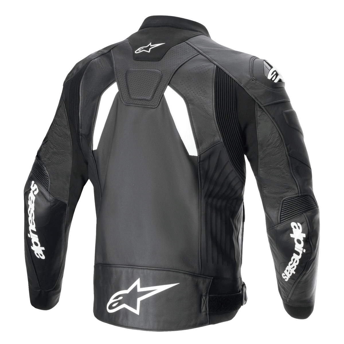 GP Plus R V4 Airflow Leather Jacket - BLACK RACING/SPORT Jackets ...