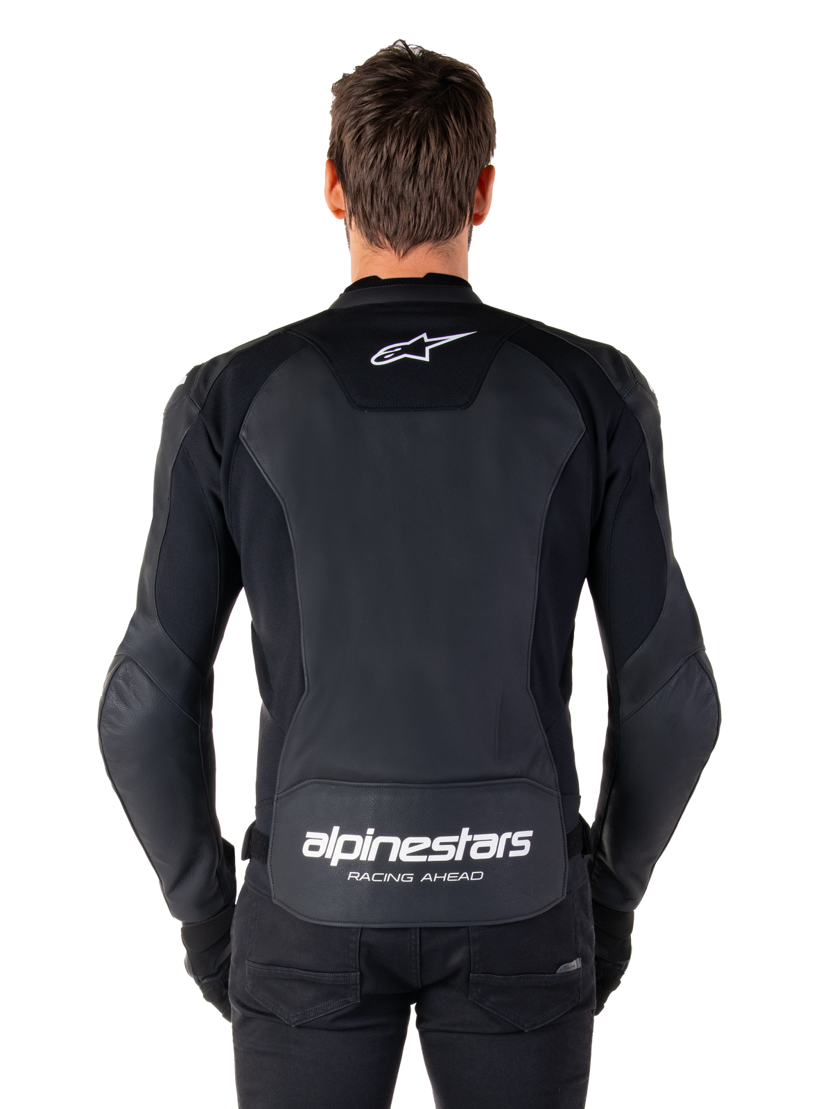 Faster V3 Leather Jacket - Black Jackets | Alpinestars