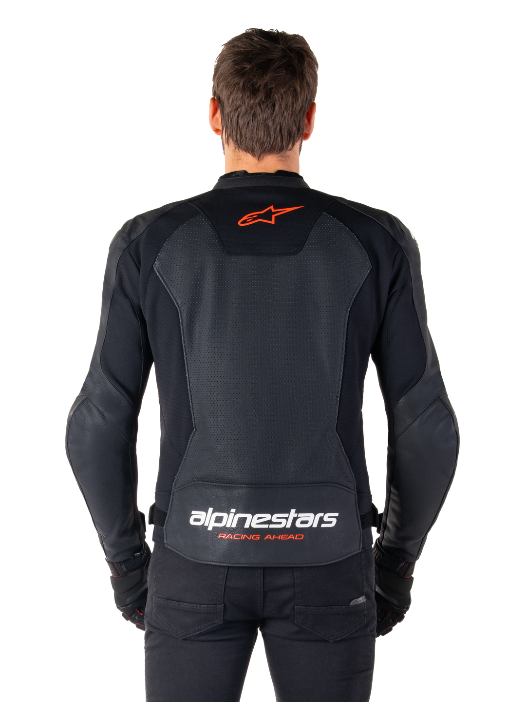 Faster V3 Airflow Leather Jacket - Black Jackets | Alpinestars