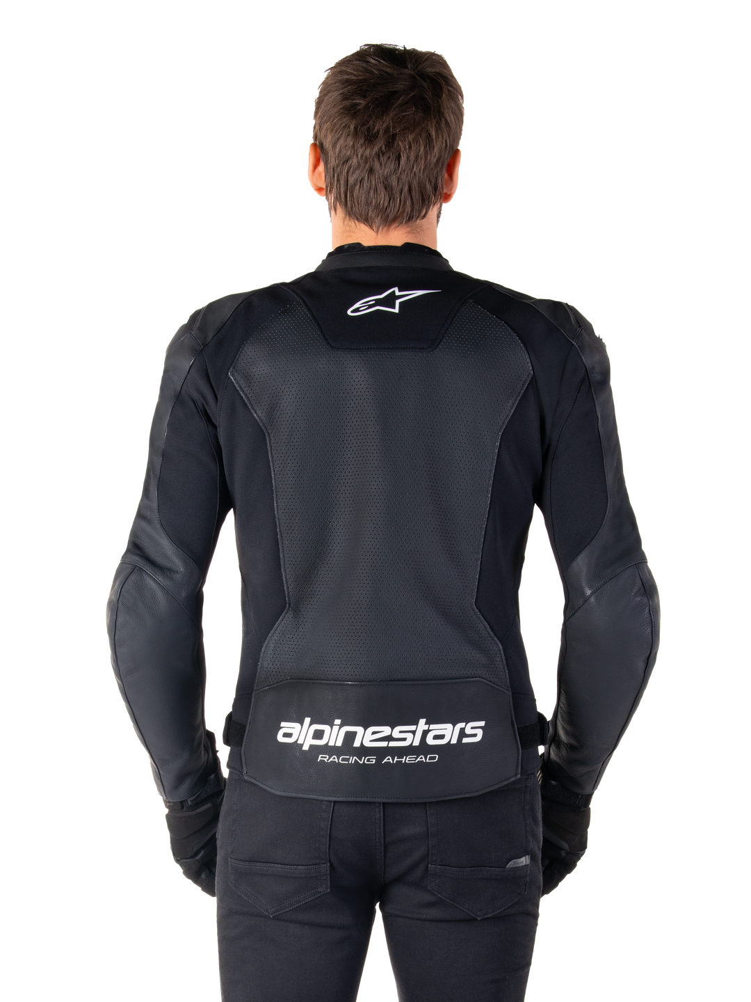 Faster V3 Airflow Leather Jacket - Black RACING Jackets | Alpinestars