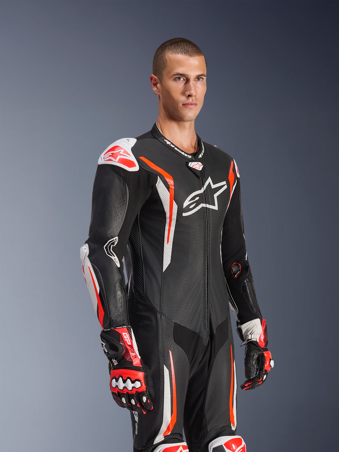 GP Tech V5 1PC Leather Suit - Motorcycle Suit | Alpinestars®