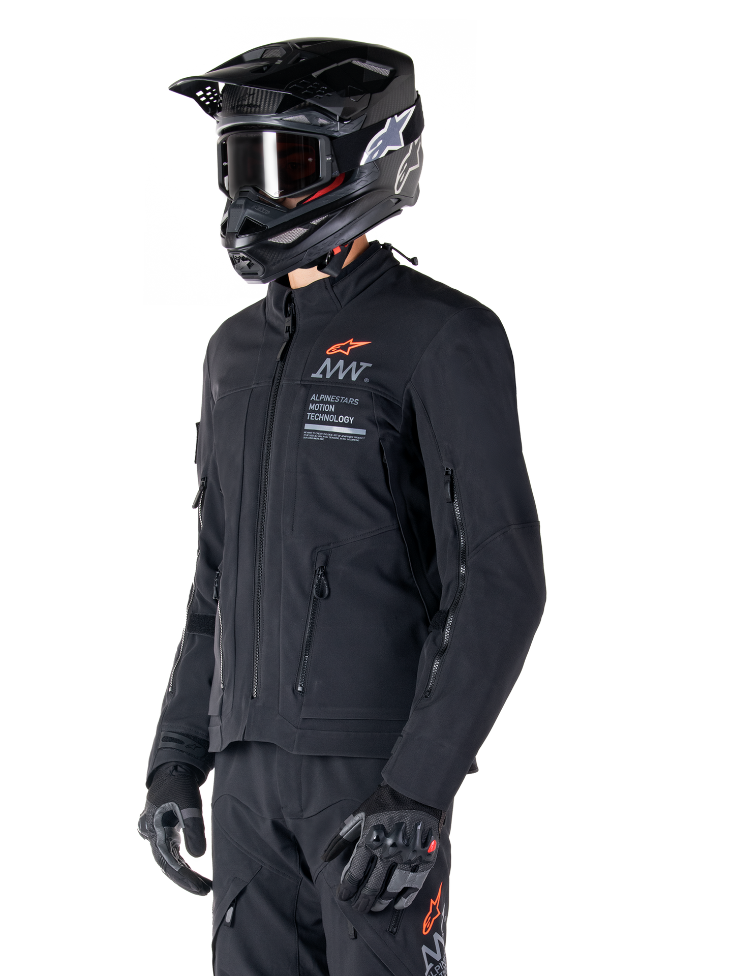 AMT-8 Stretch Drystar® Xf Jacket - Black ADVENTURE Jackets | Alpinestars