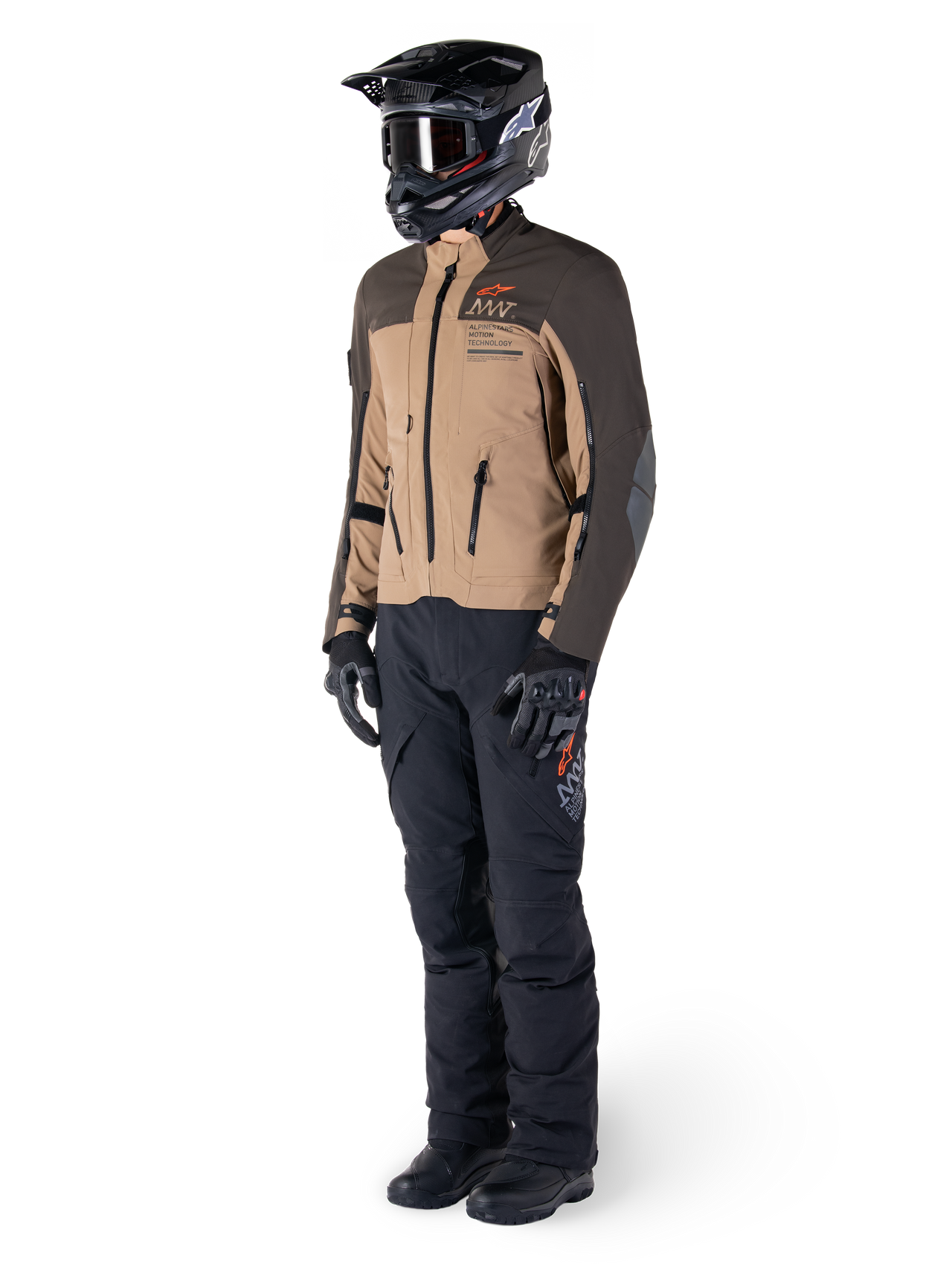 AMT-8 Stretch Drystar® Xf Jacket - Brown ADVENTURE Jackets | Alpinestars