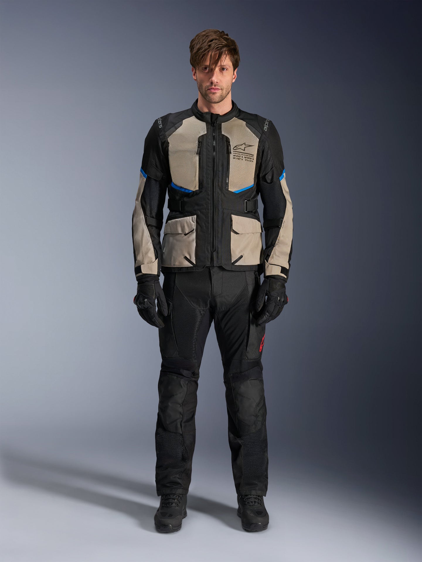 Andes Air Drystar® Jacket - Black ADVENTURE Jackets | Alpinestars ...