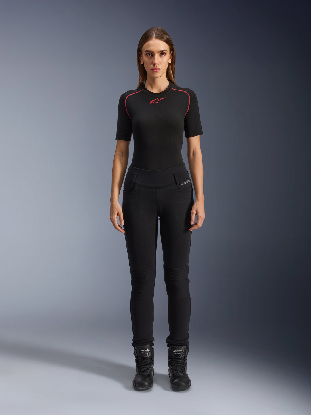 Women Banshee Leggings - BLACK ROAD Jeans | Alpinestars