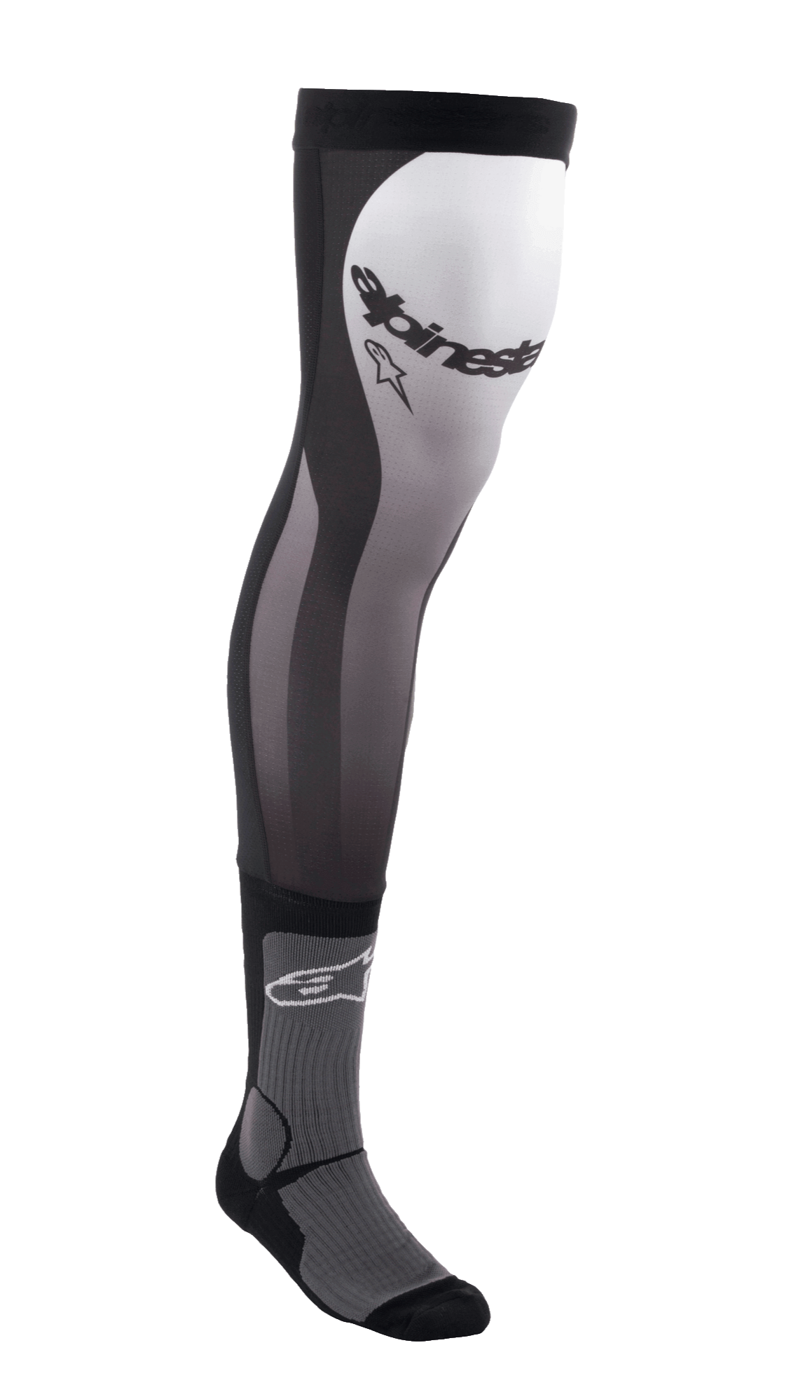 Knee Brace Socks - BLACK MOTOCROSS Riding Socks | Alpinestars