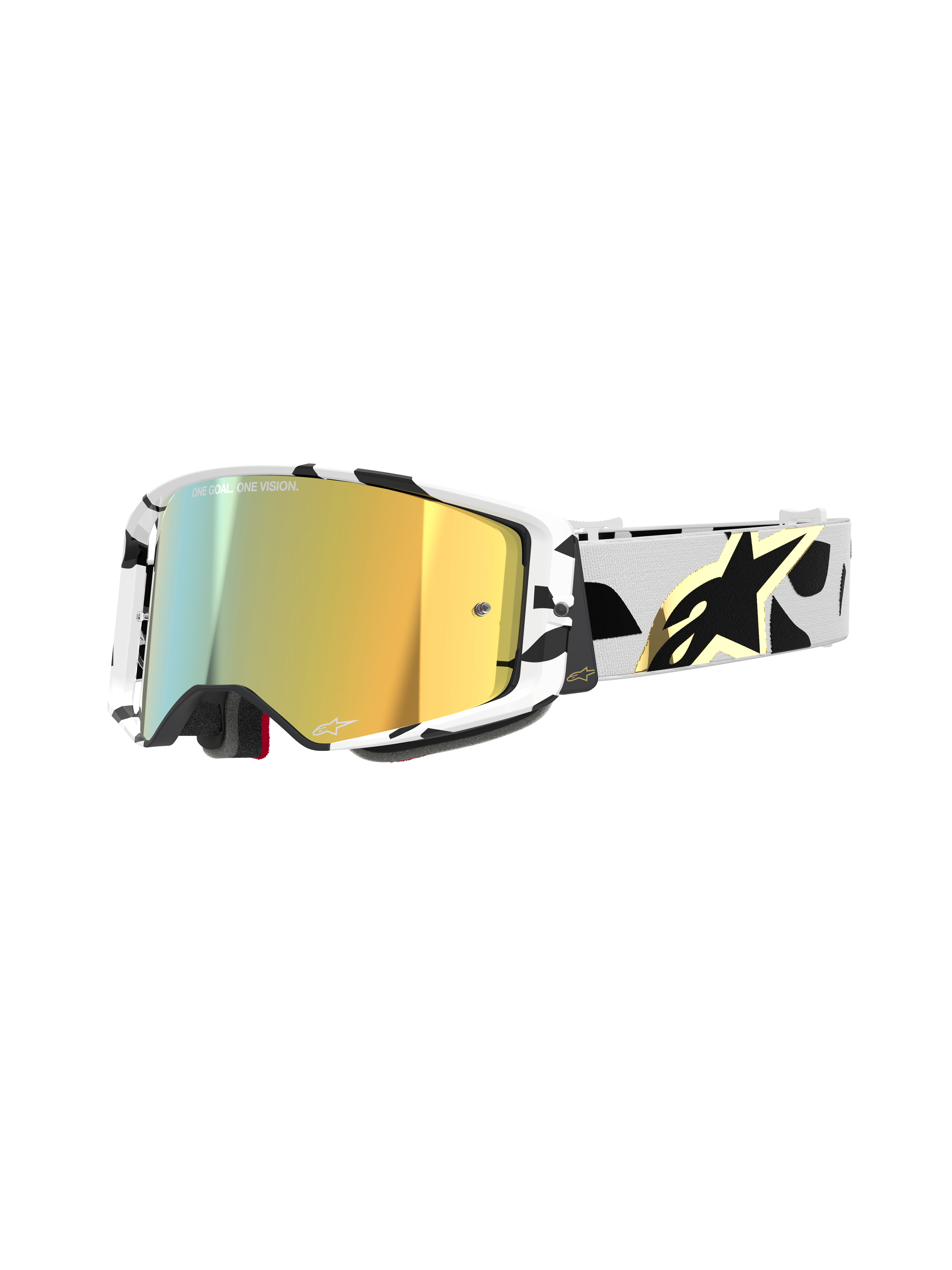 Supertech Corp Goggles Absolute Vision - WHITE MOTOCROSS Goggles ...