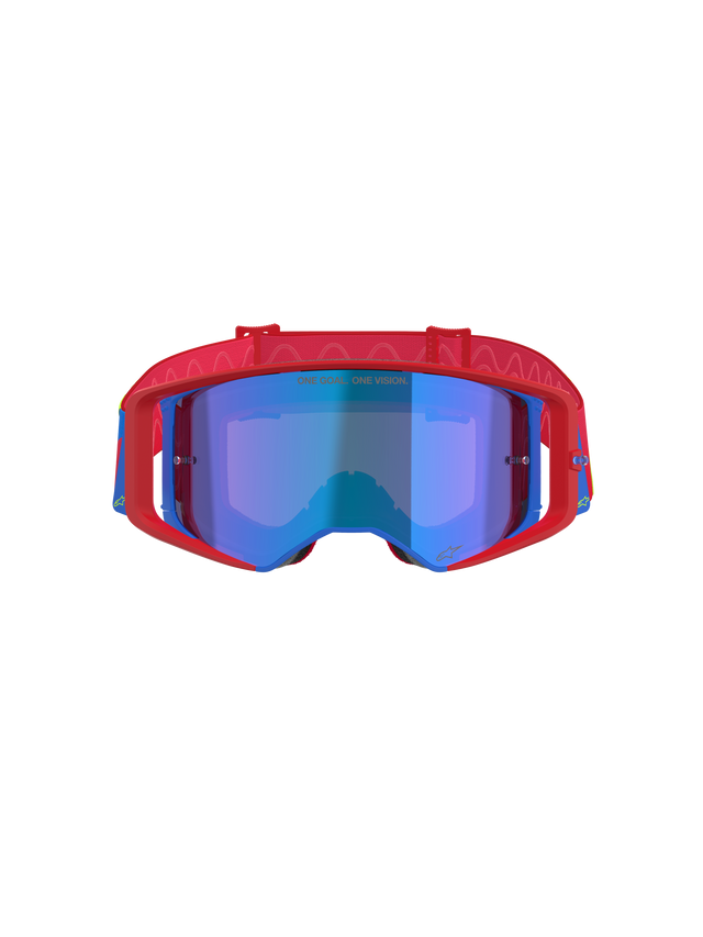 Supertech Corp Goggles Absolute Vision - RED MOTOCROSS Goggles ...