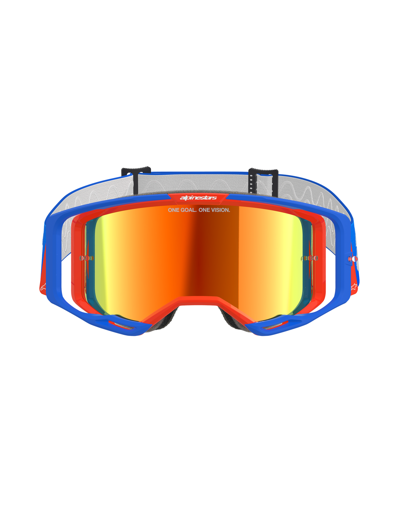 Vision 8 Wordmark Goggles - BLUE OFF-ROAD Goggles | Alpinestars