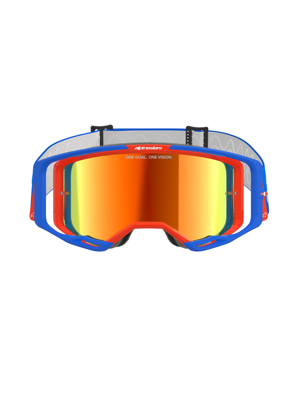 Vision 8 Wordmark Goggles - BLUE MOTOCROSS Goggles | Alpinestars