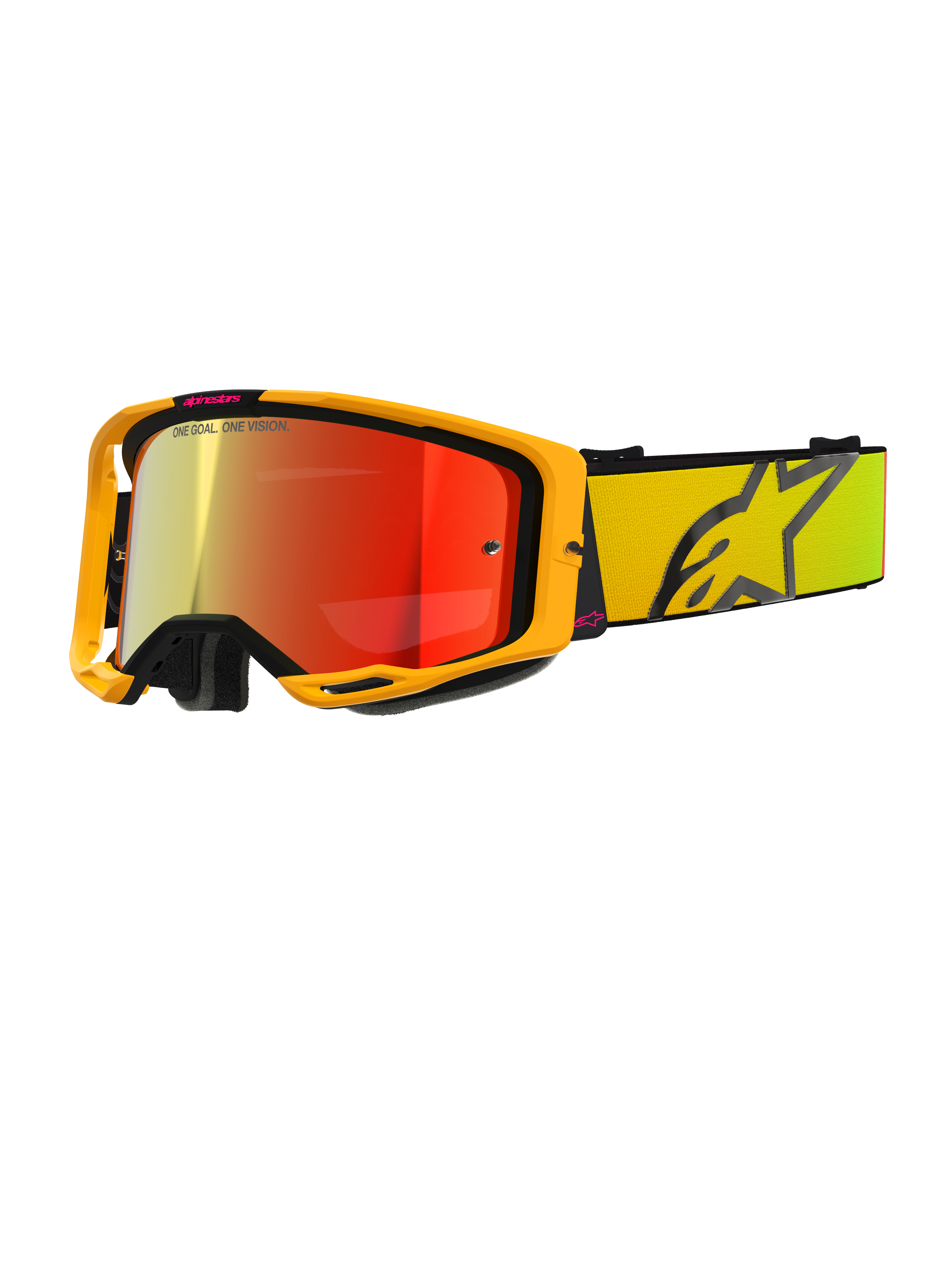 Vision 8 Corp Goggles - YELLOW MOTOCROSS Goggles | Alpinestars