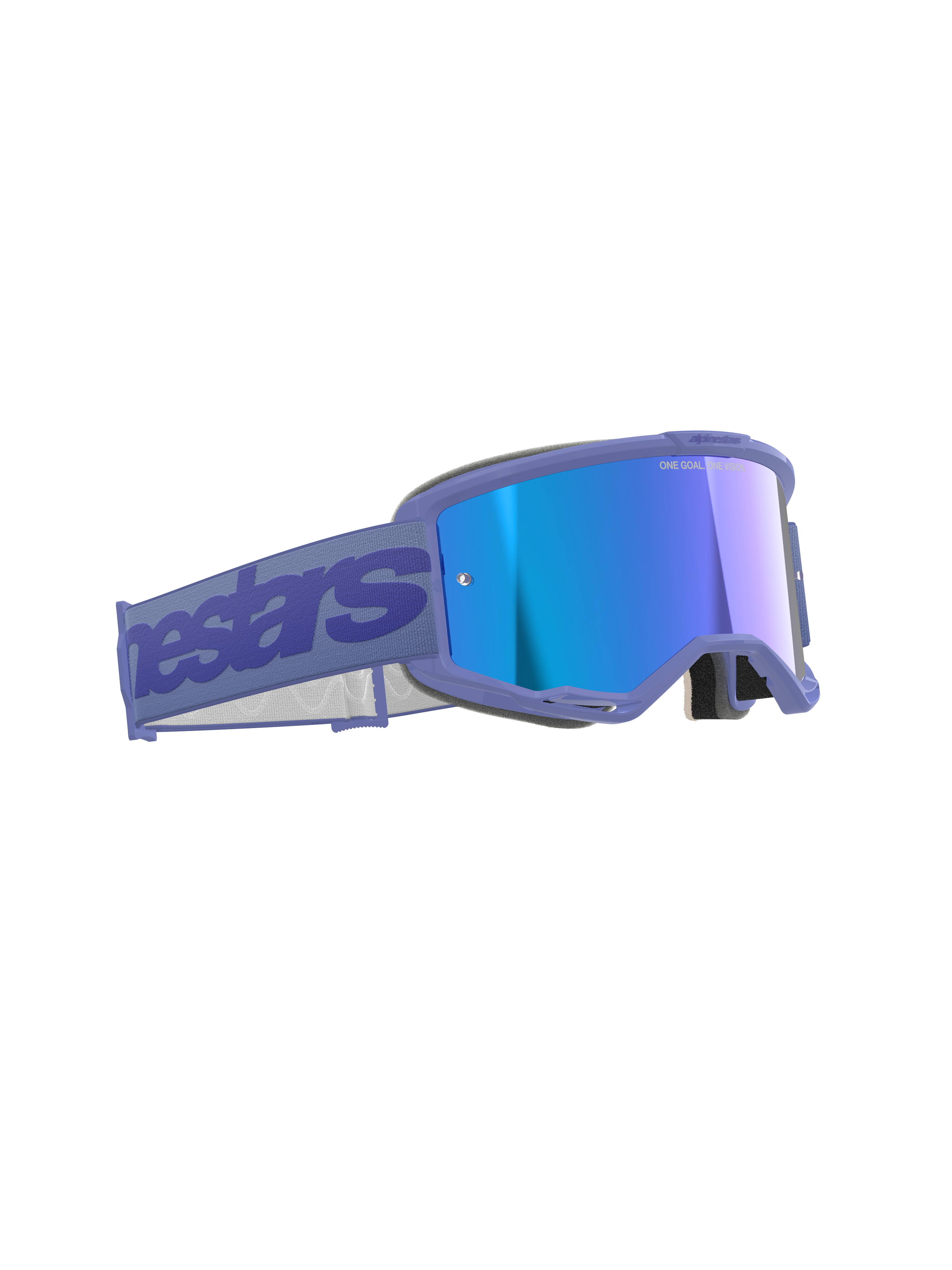 Vision 5 Wordmark Goggles - PURPLE MOTOCROSS Goggles | Alpinestars
