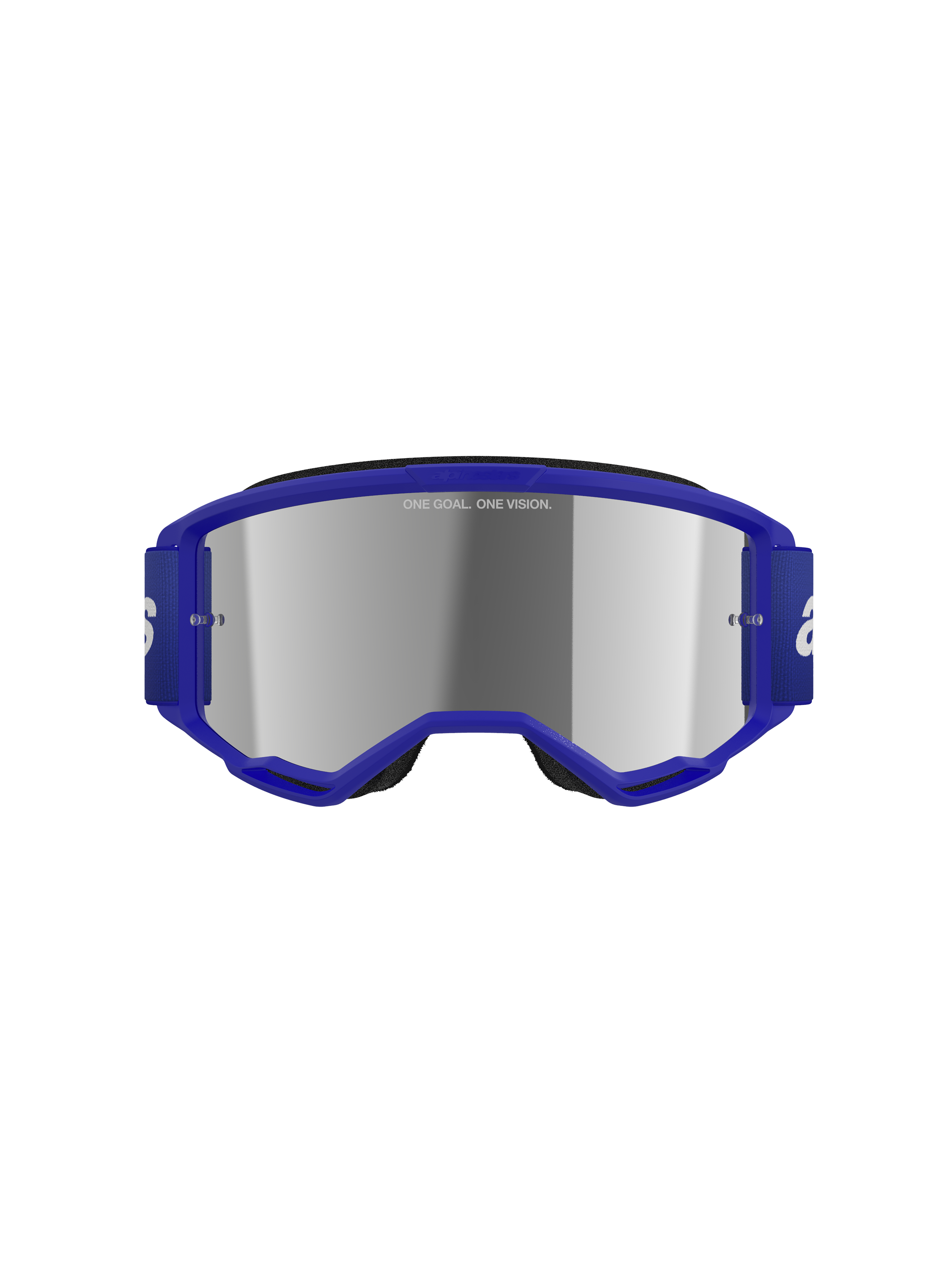 Vision 3 Wordmark Goggles - BLUE MOTOCROSS Goggles | Alpinestars