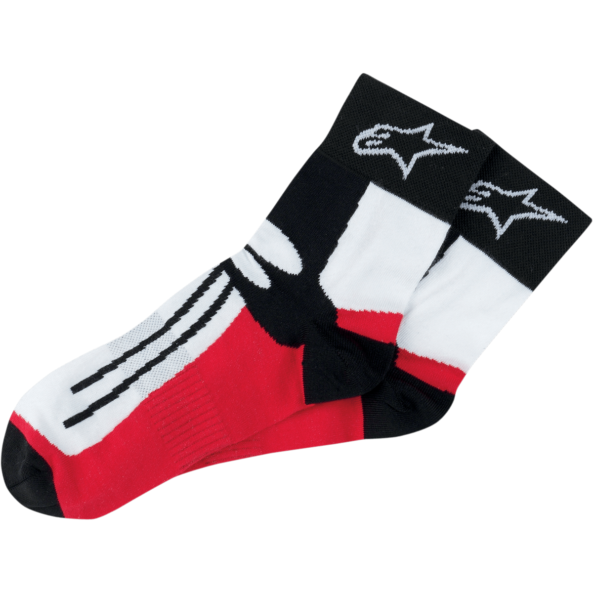 Road Racing Socks Over-Ankle - BLACK RACING Riding Socks | Alpinestars