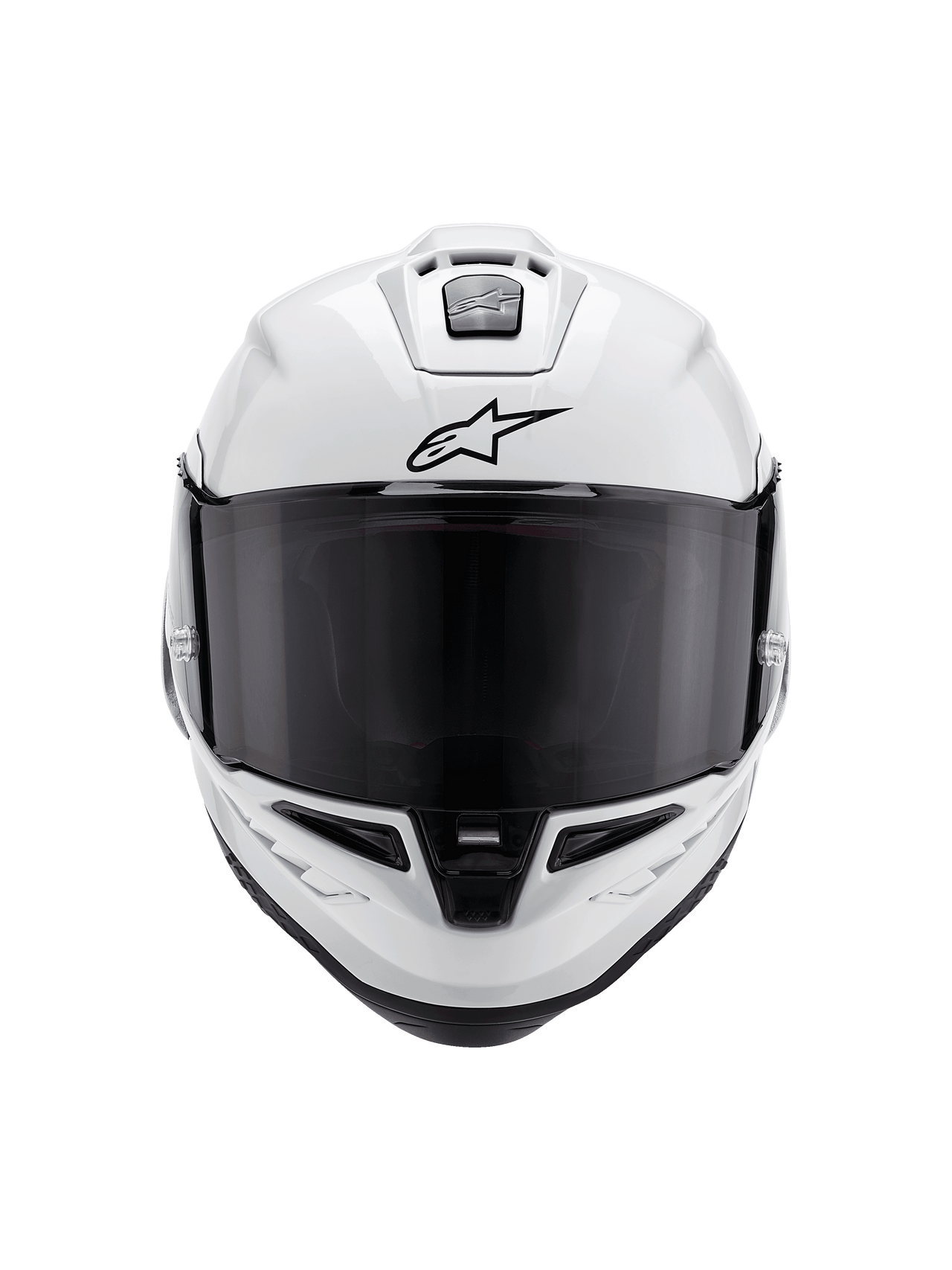 Supertech R10 Solid Helmet - BLACK RACING Helmets | Alpinestars