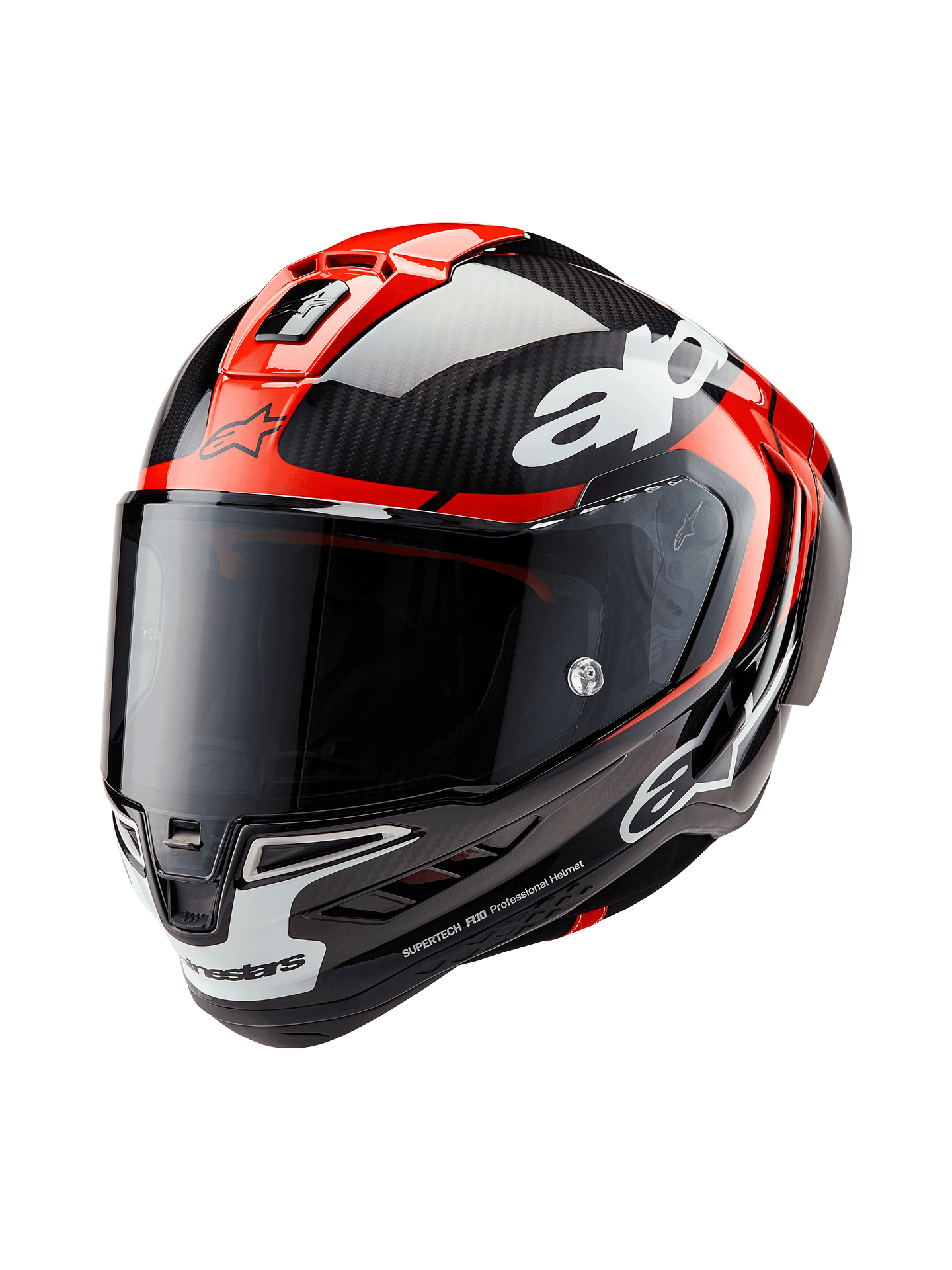 Supertech R10 Element Helmet - BLACK RACING Helmets | Alpinestars