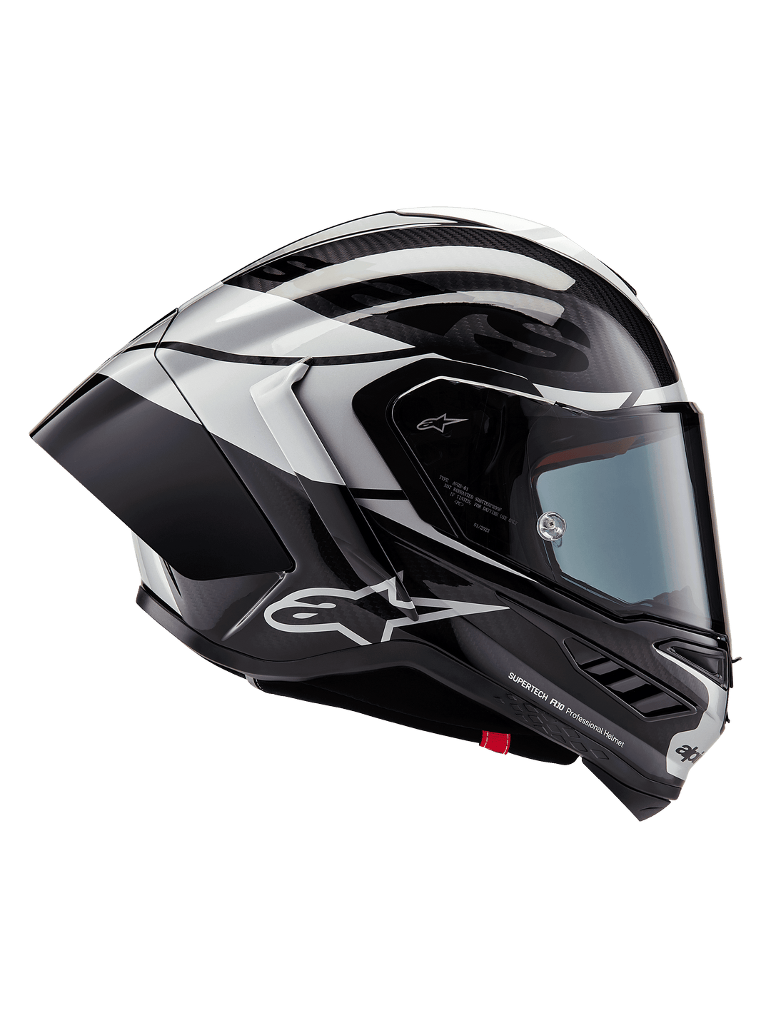 Supertech R10 Element Helmet - BLACK RACING Helmets | Alpinestars
