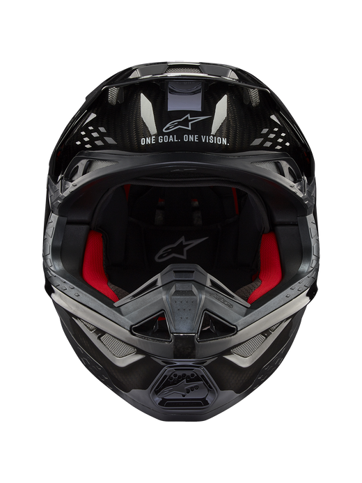Supertech M10 Solid Helmet - BLACK MOTOCROSS Helmets | Alpinestars