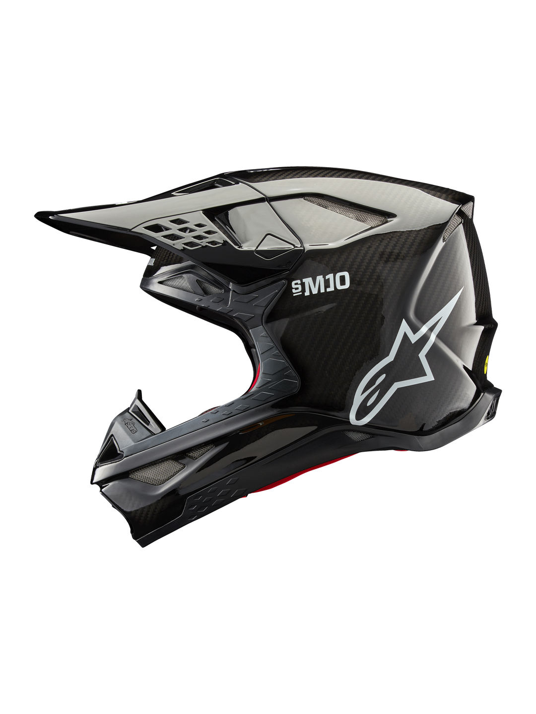 Supertech M10 Solid Helmet - BLACK OFF-ROAD Helmets | Alpinestars