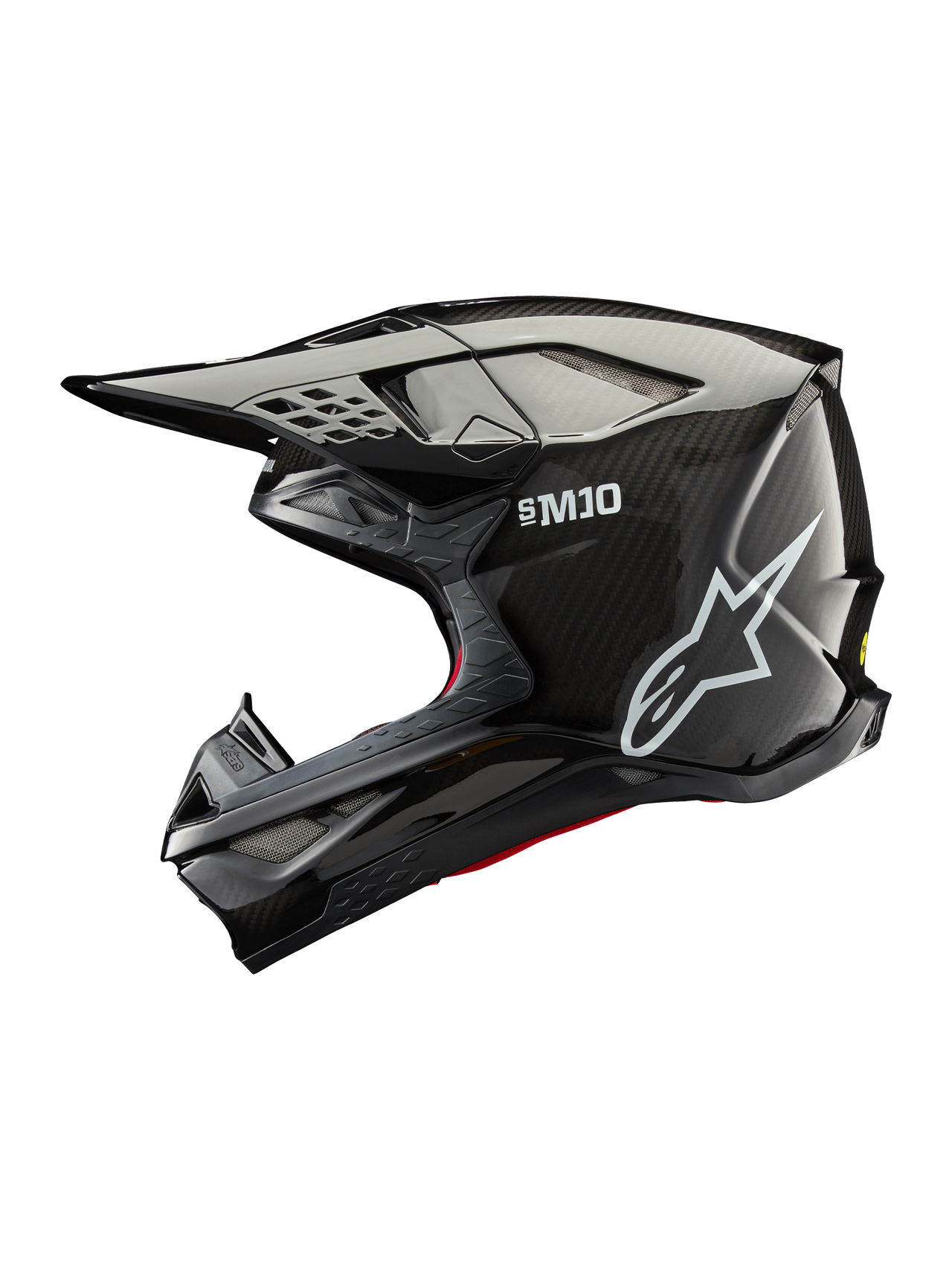 Supertech M10 Solid Helmet - BLACK OFF-ROAD Helmets | Alpinestars