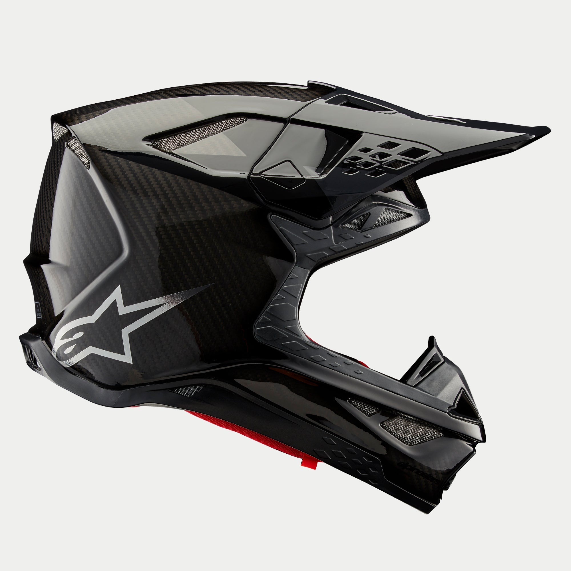 Supertech M10 Fame Helmet - BLACK MOTOCROSS Helmets | Alpinestars