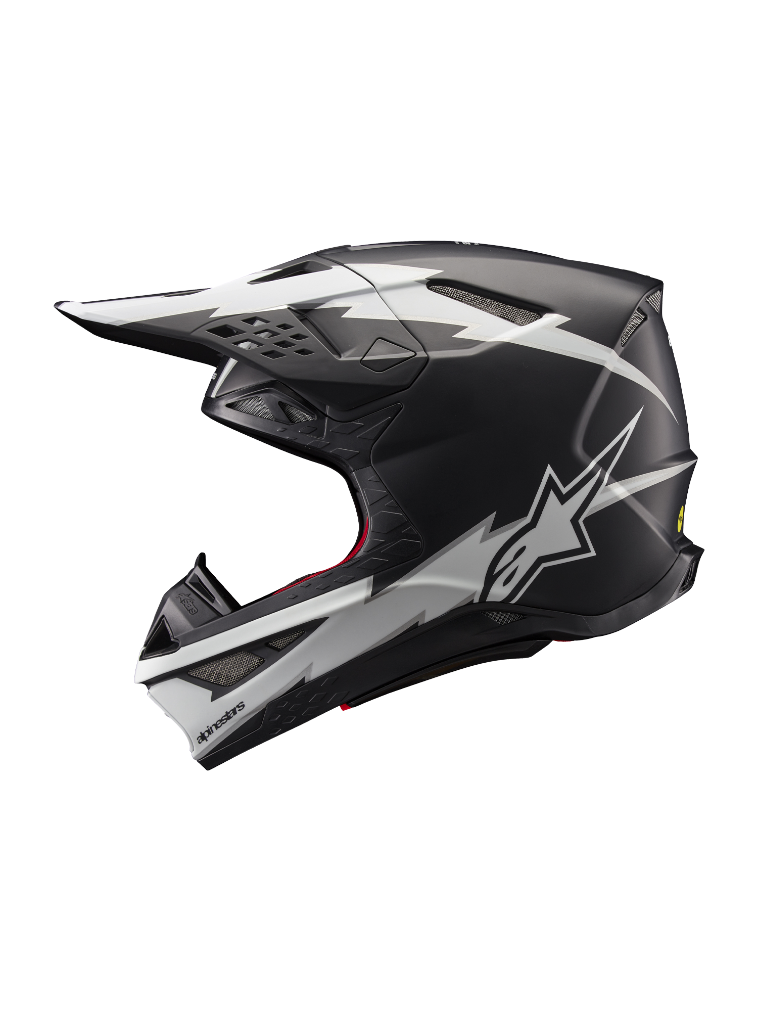 Supertech M10 Ampress Helmet - BLACK MOTOCROSS Helmets | Alpinestars