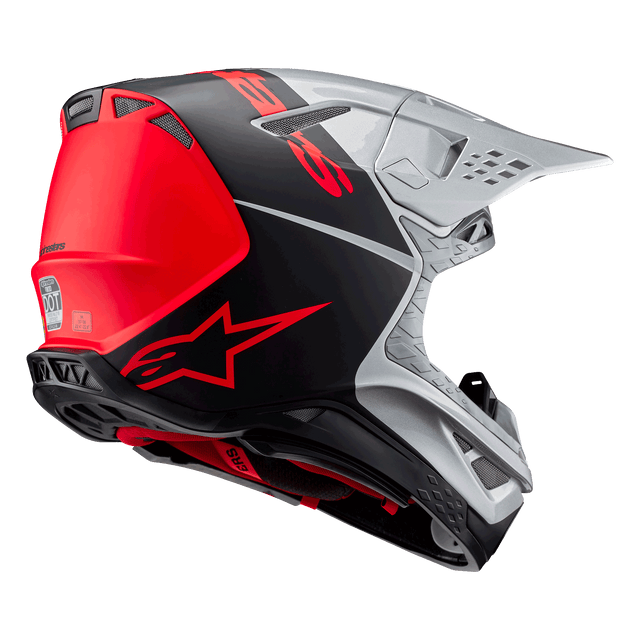 Supertech M10 Flood Helmet - BLACK MOTOCROSS Helmets | Alpinestars