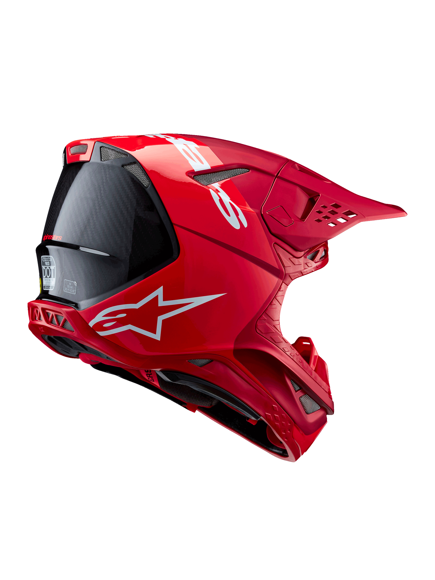 Supertech M10 Flood Helmet - RED MOTOCROSS Helmets | Alpinestars