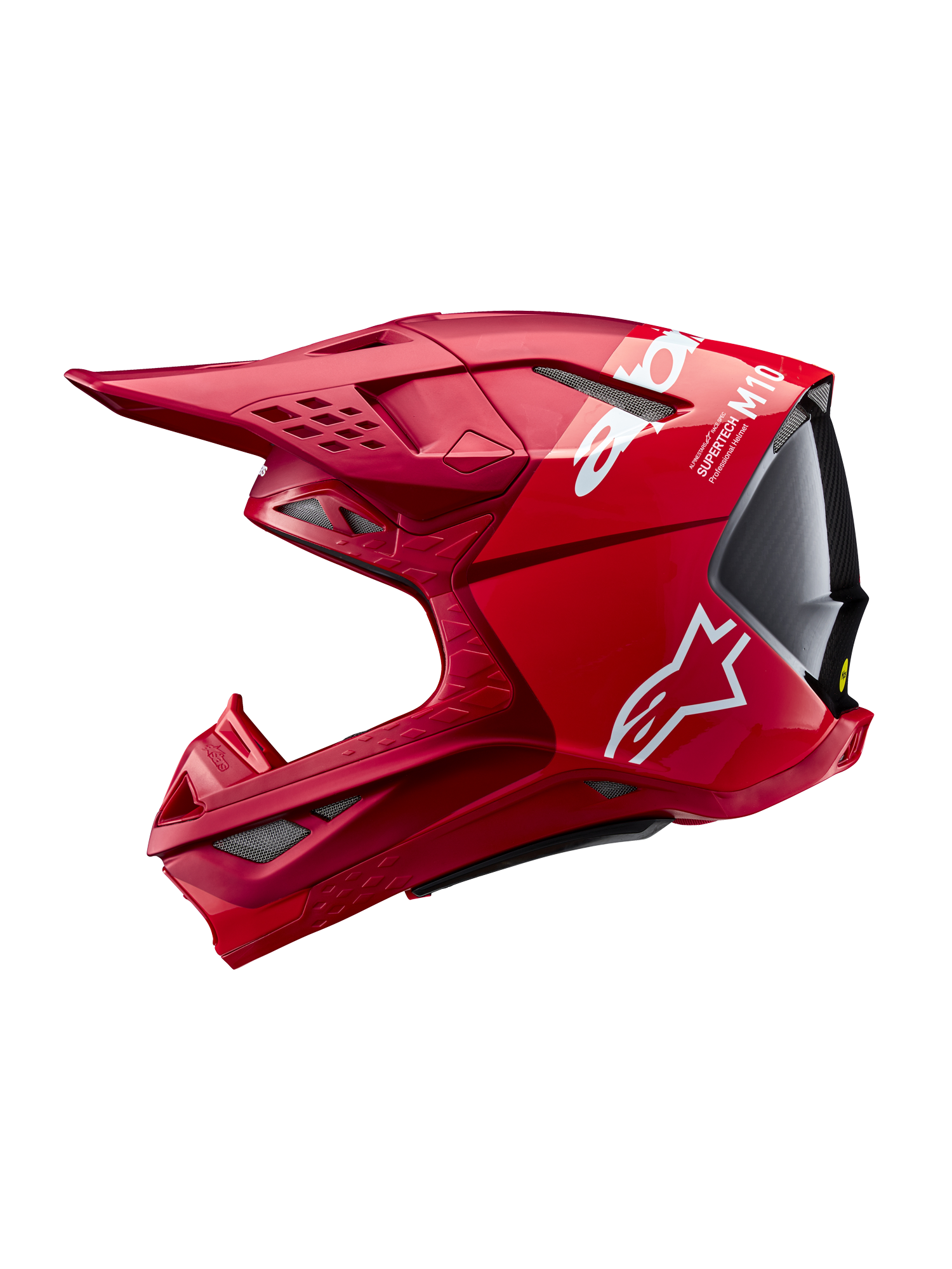Supertech M10 Flood Helmet - RED MOTOCROSS Helmets | Alpinestars