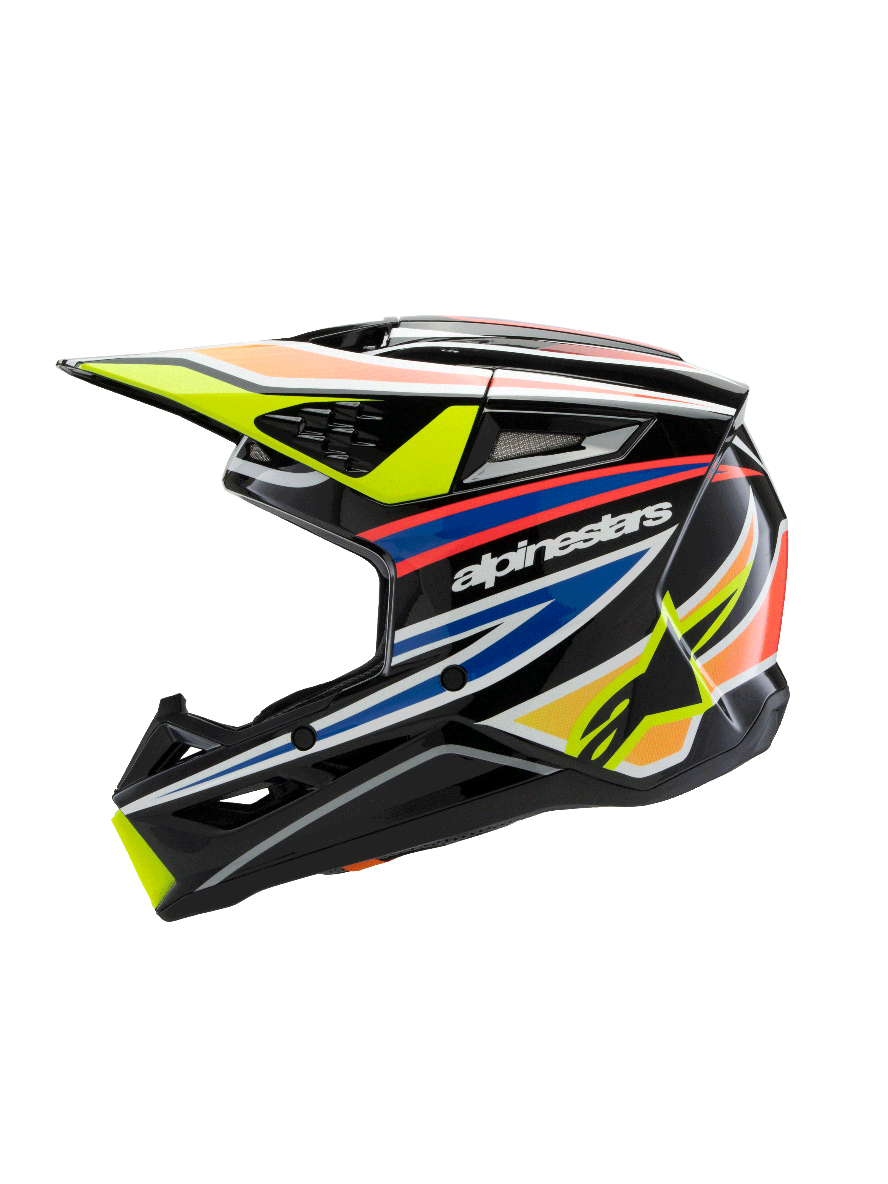 SM3 Youth Wurx Helmet ECE06/DOT - Black MOTOCROSS Helmets | Alpinestars